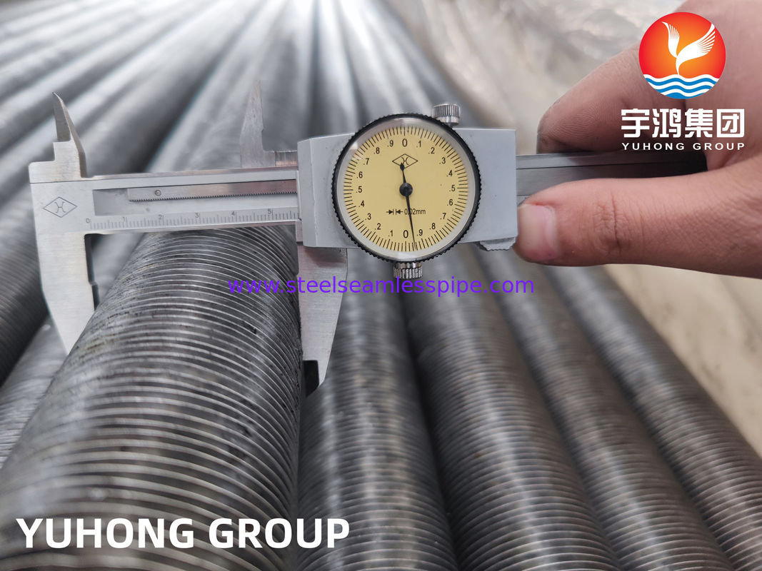A179 A192 A210 Fin Tube Wound Type / Extruded Fin tube Boiler Finned ...