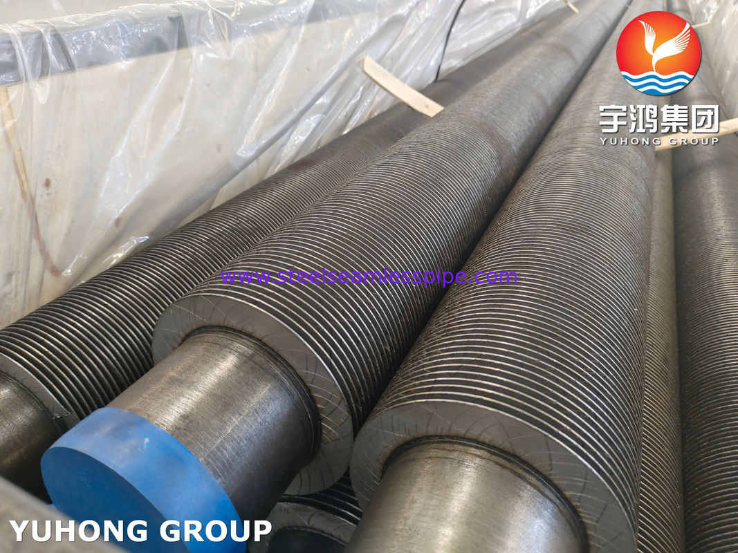 ASTM A106 Gr. B Carbon Steel High Frequency Welded / HFW Solid Finned Tube