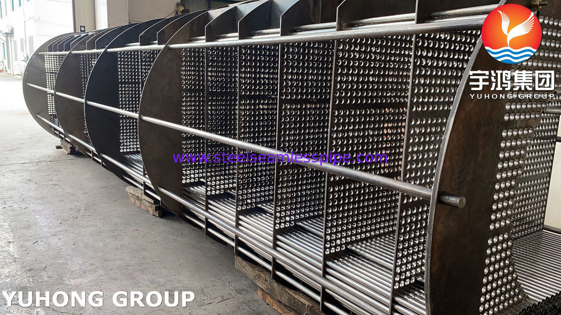 Tube Heat Exchanger , Stainless Steel Heat Exchanger Tube with Tubesheet