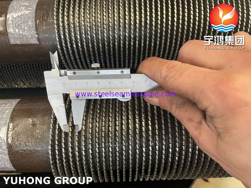 ASTM A335 Alloy P9 Serrated Fin Tube High-frequency Welded Helical ...