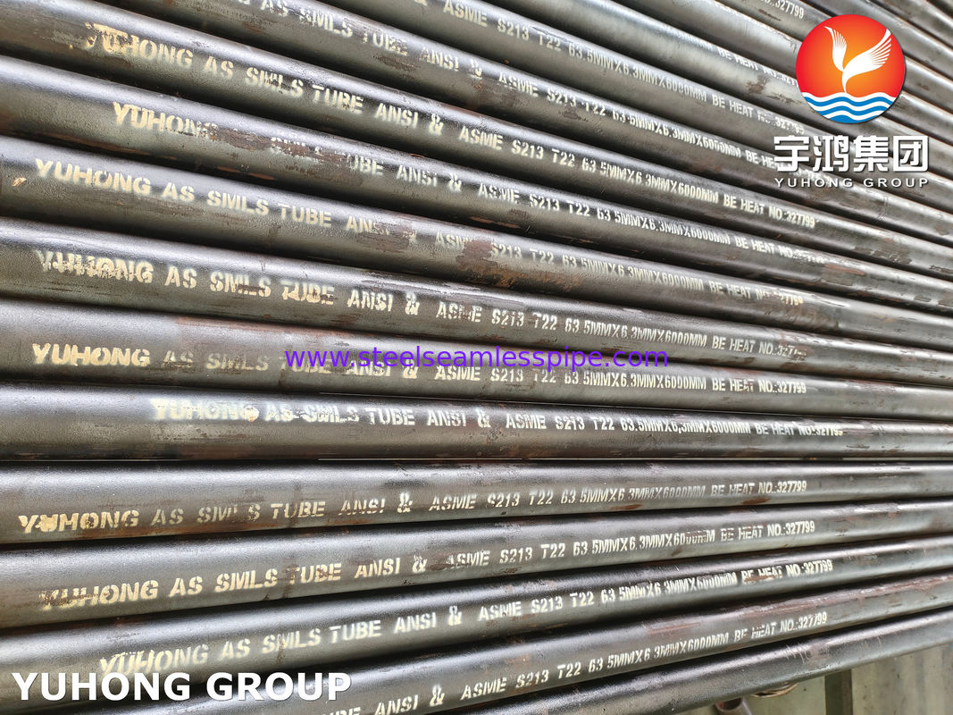 Alloy Steel Seamless Tube ASME SA213 T22 Petroleum aerospace chemical ...