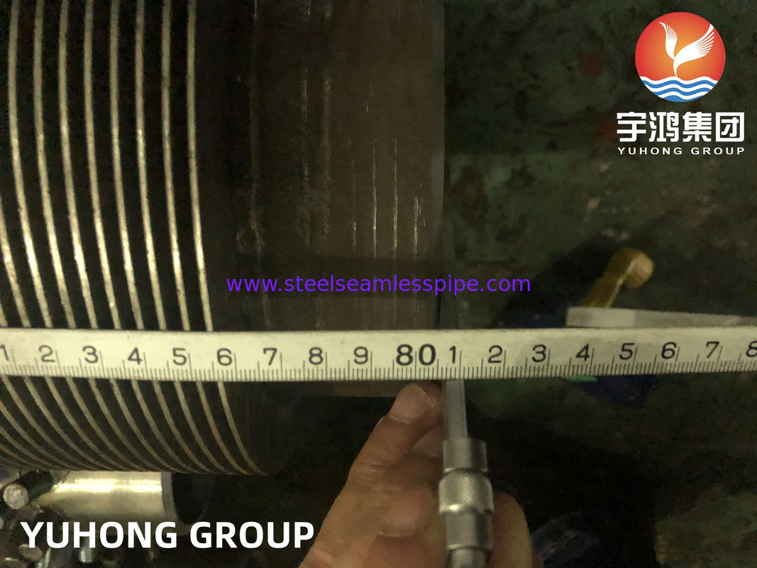ASTM, EN, DIN, ASTM A106 Gr.B A335 P5P9 , A312 TP304 317L, Studded Fin Tubes