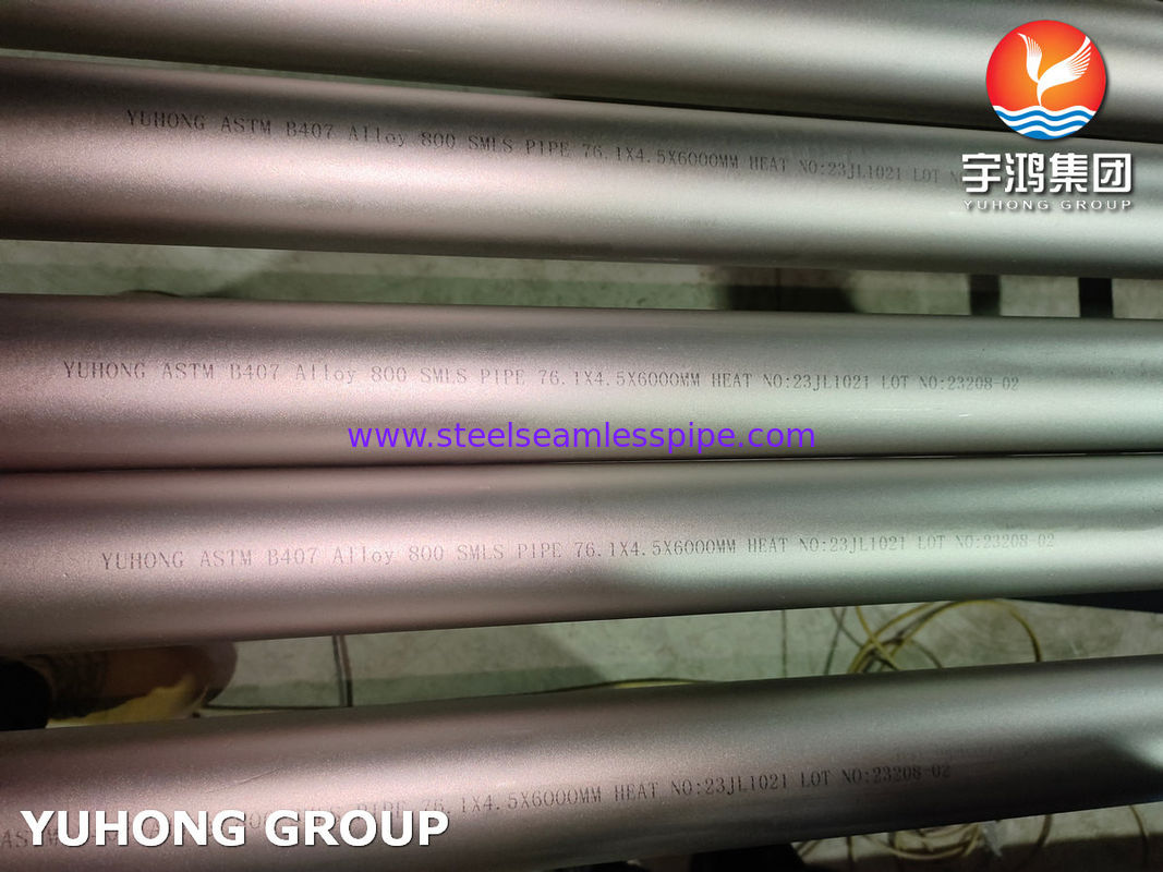 ASTM B407 ASME SB407 UNS N08810 Alloy 800 Nickel Alloy Seamless Tube ...