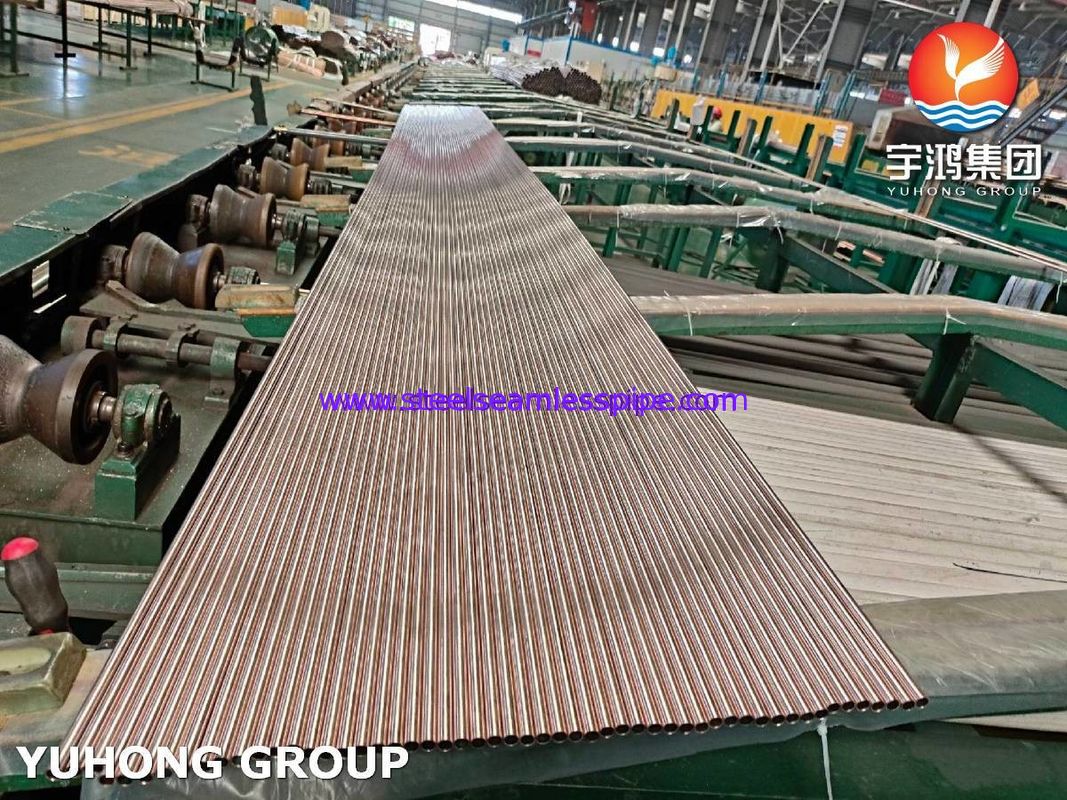 ASTM B111 C70600 Copper Alloy Tube For Heat Exchanger , condensation plant