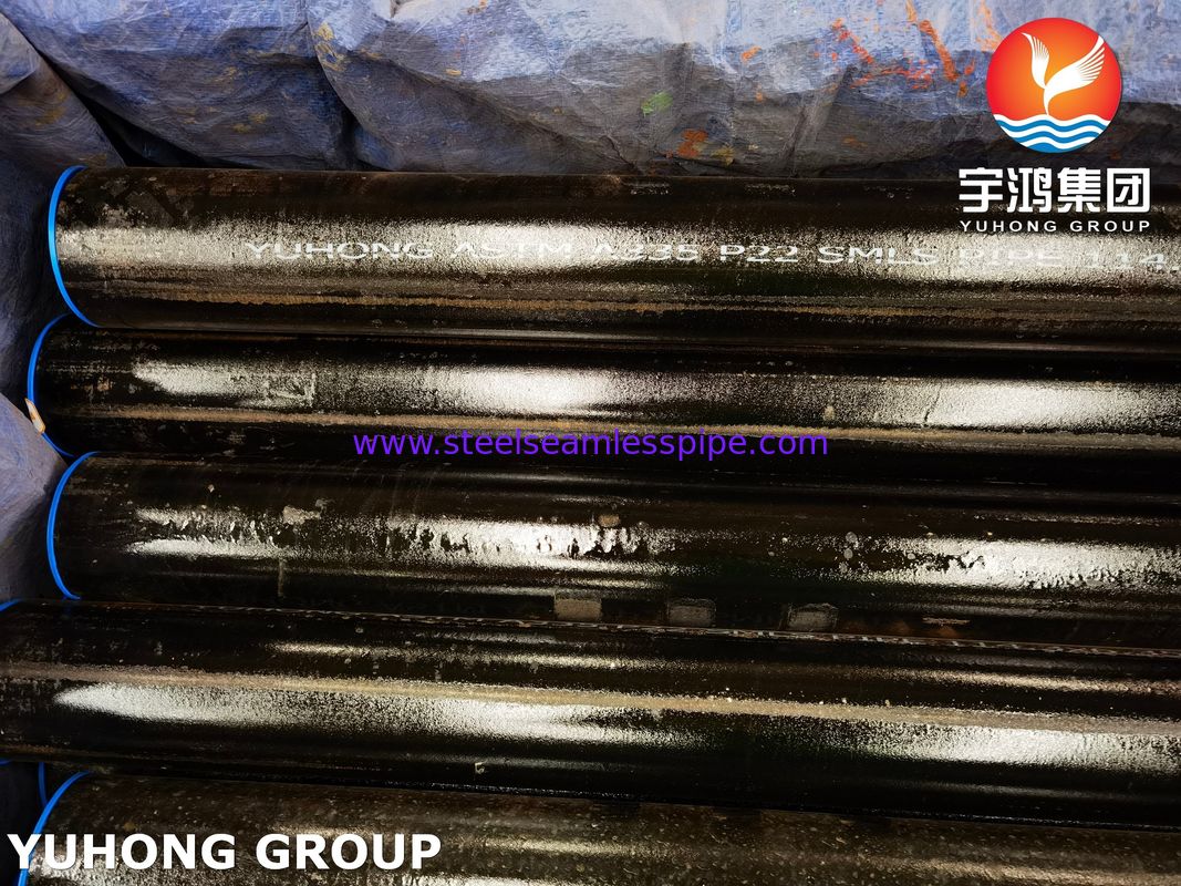ASTM A335 P22 Black Painting Alloy Steel Seamless Pipe 2.25Cr-1Mo Steel ...