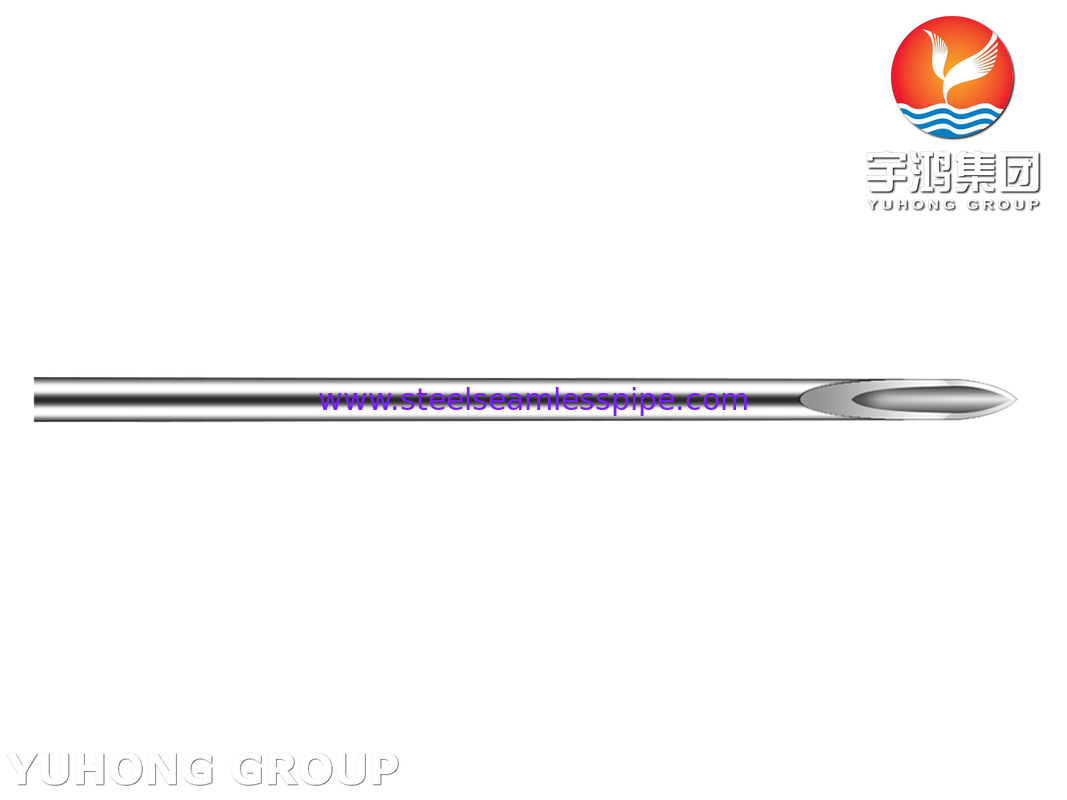 ISO9626 Stainless Steel Injection Needles With Bevel Tip For Medical ...