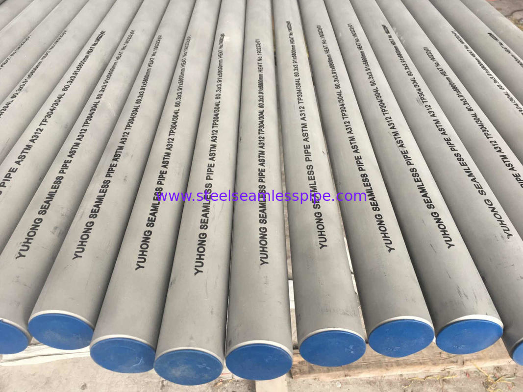 Tuberia de acero inoxidable sin costura(SEAMLESS) A312 TP304,TP304L ...