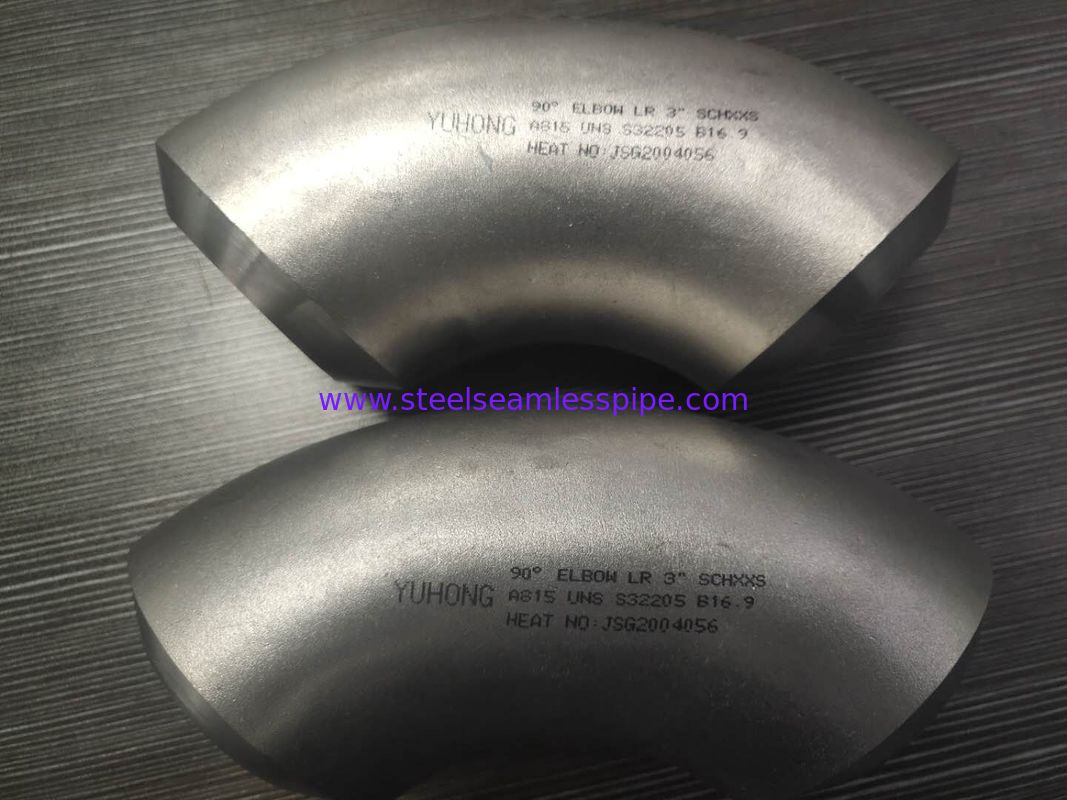 ASTM A815 S32750 2 Inch Duplex Steel 90 Degree Elbow