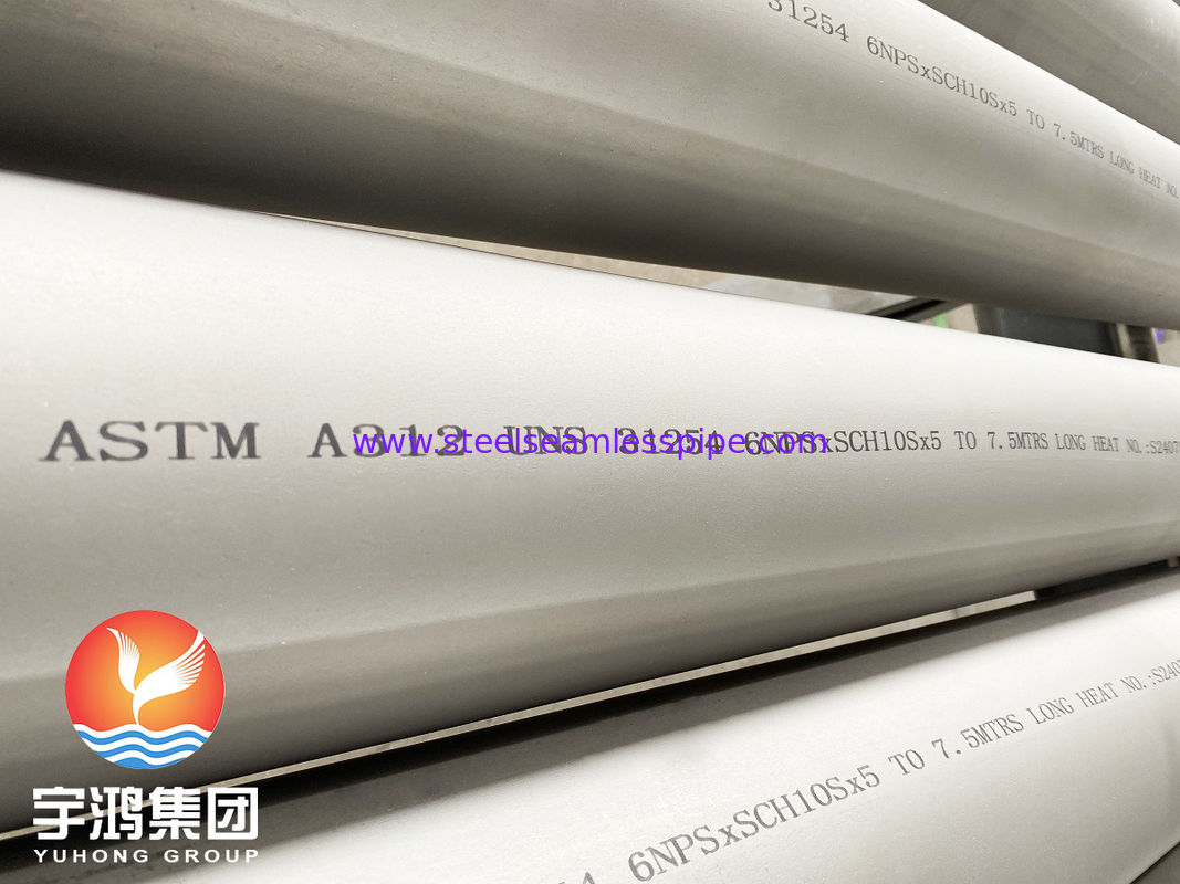 ASTM A312 UNS S31254 / 254 SMO DUPLEX STEEL SEAMLESS PIPE PREMIUM ALLOY