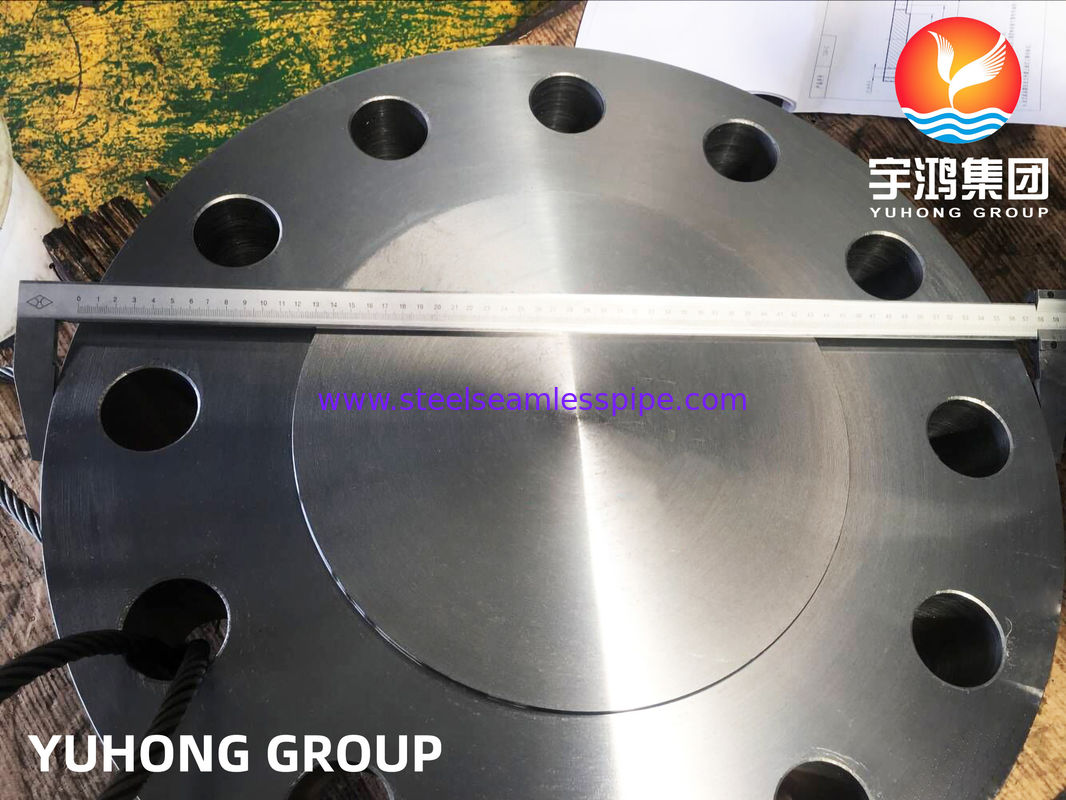ASTM A182 F22 Alloy Steel Blind Flange ANSI B16.5 RF Face Forging Process