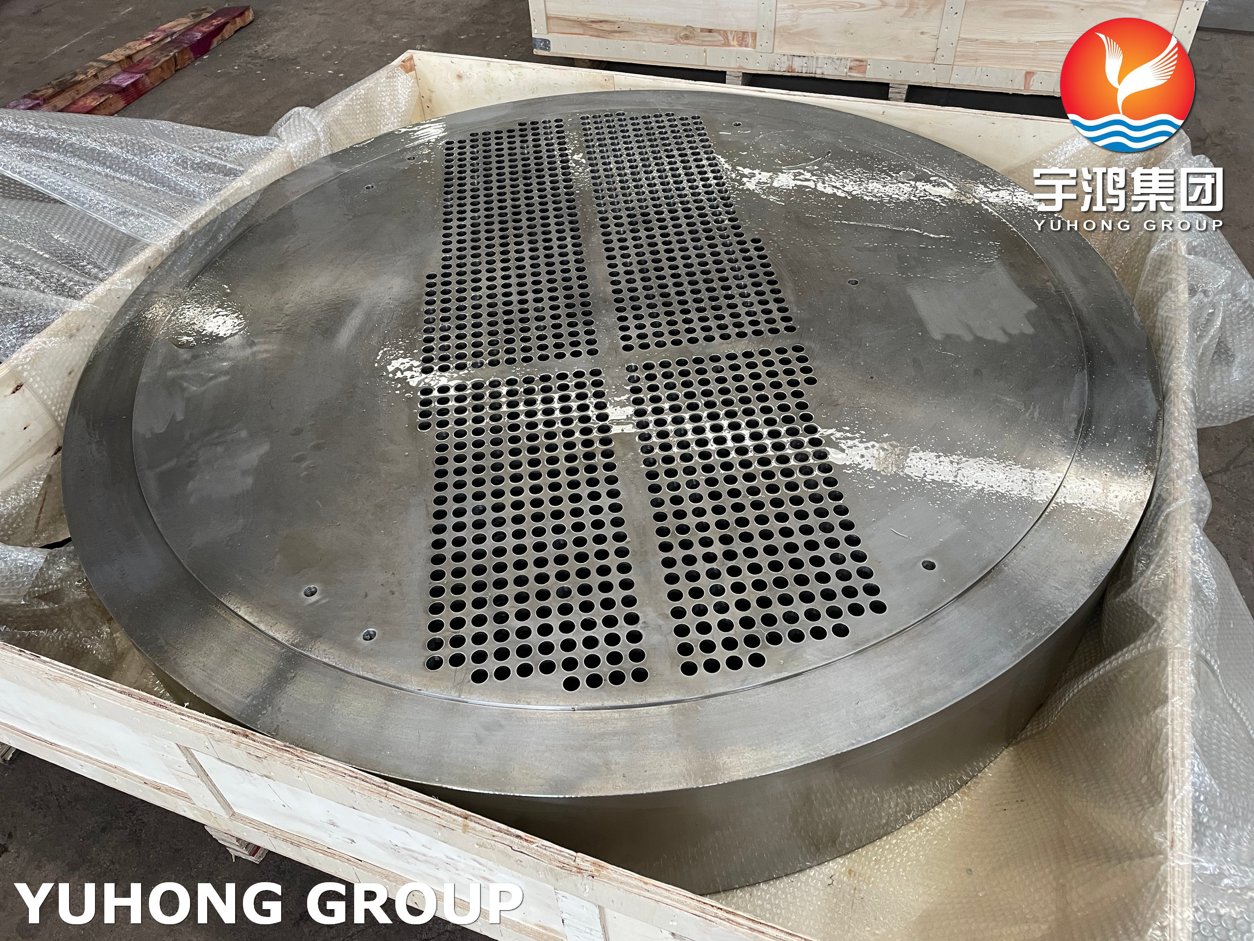 ASME SA516-2021 Gr.70N Stationary Tubesheet OD.1640 X THK 292.1MM For ...