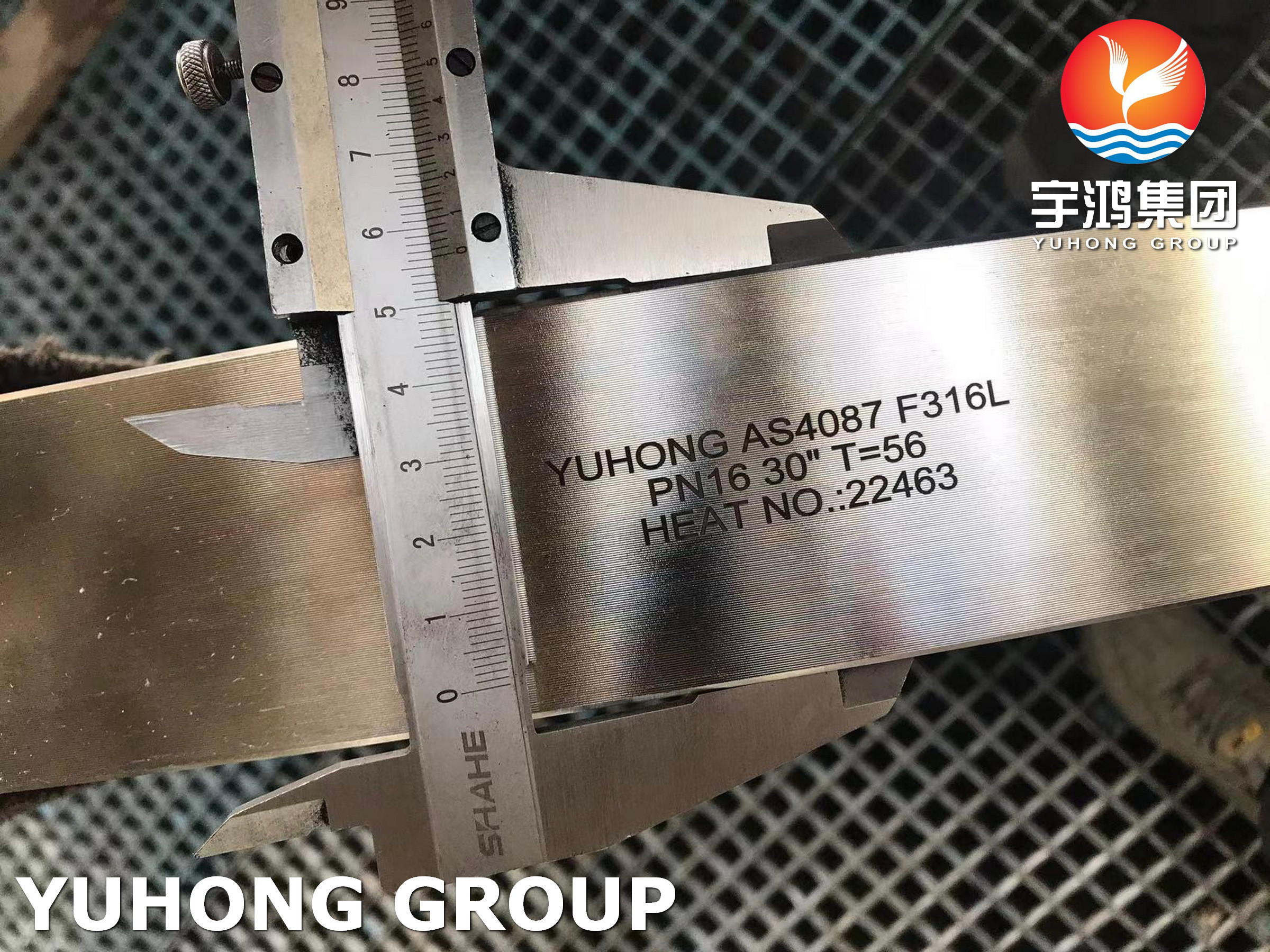 AS4087 F316L FF 30" PN16 T56 Bored Stainless Steel Forged Flange