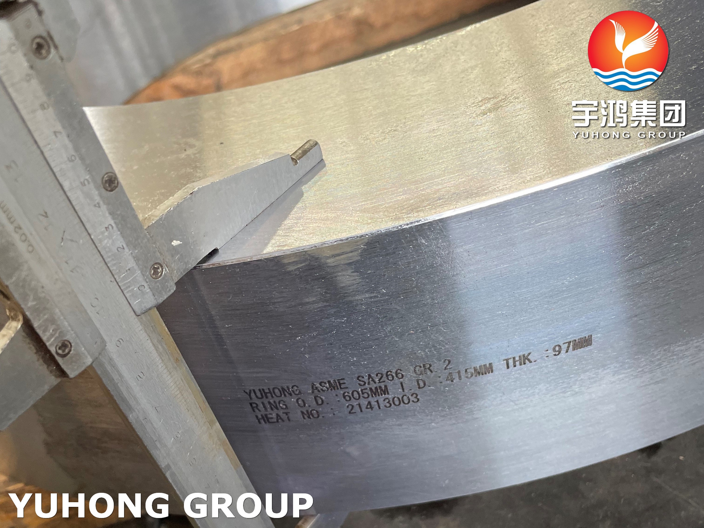 ASME SA266 GR2 K03506 Carbon Steel Forged Ring For Pressure Vessel ...
