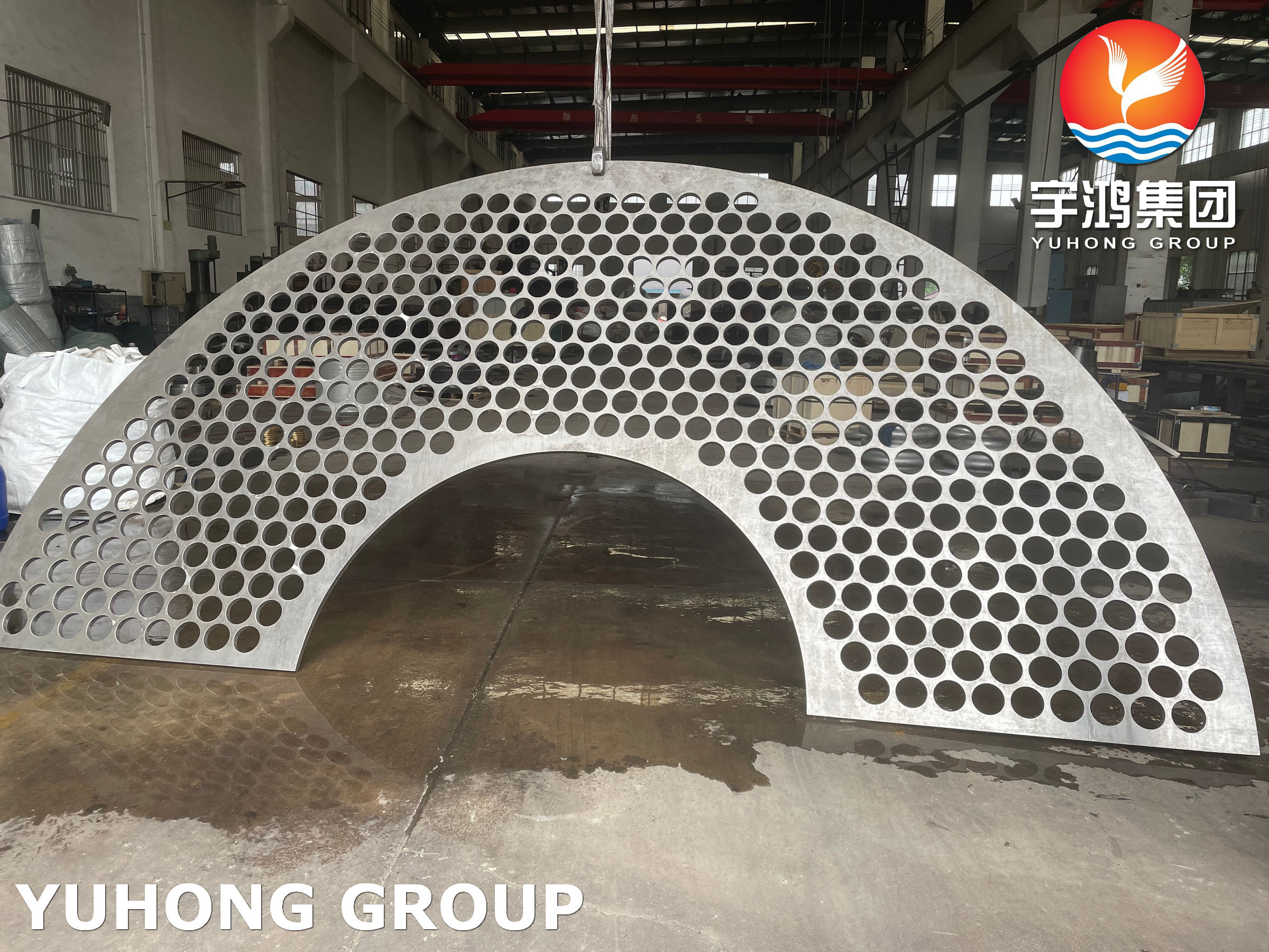 ASTM A240 / ASME SA240 SS304 / 1.4301 Stainless Steel Baffles For Heat ...