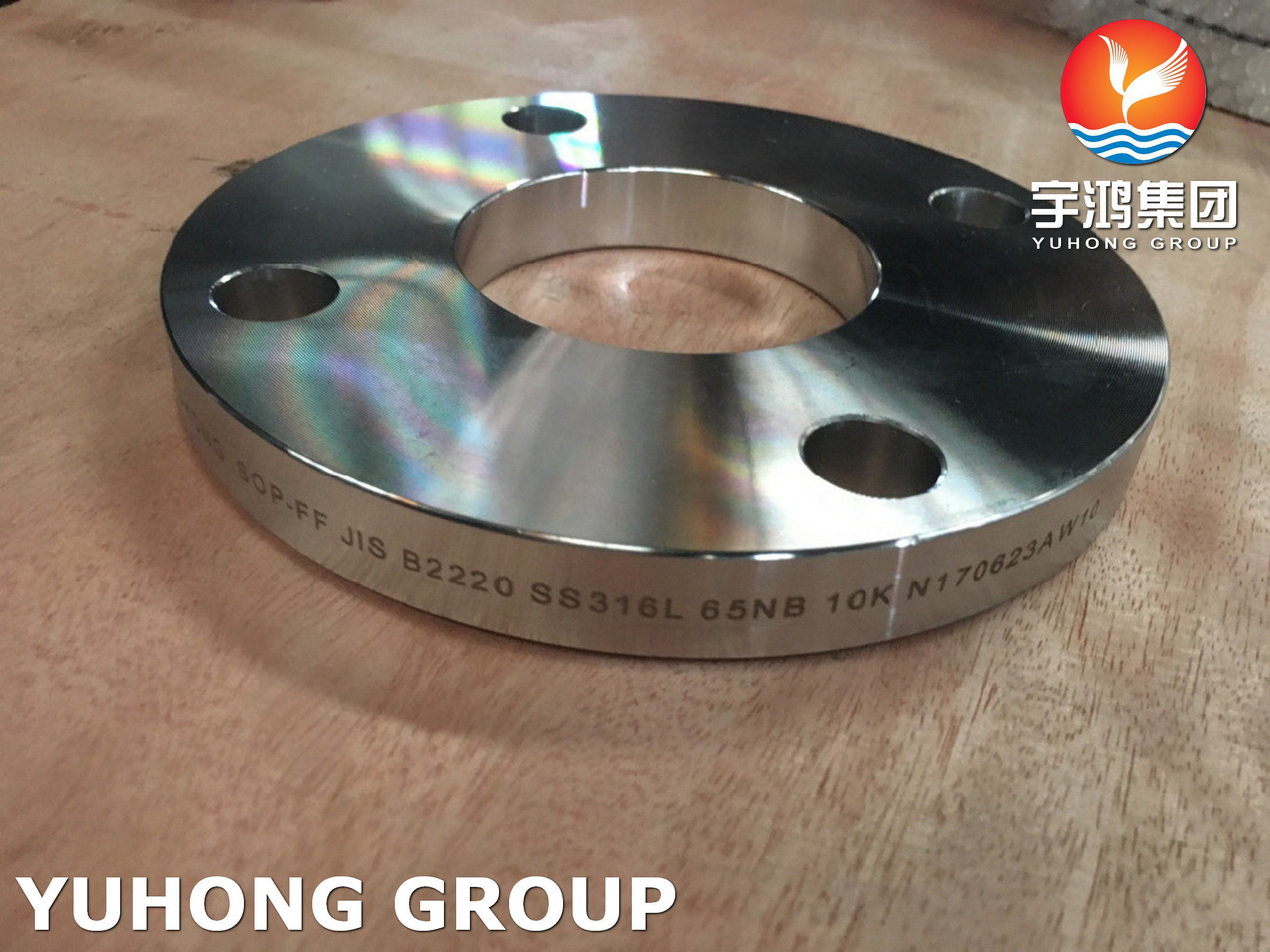 Forged JIS B2220 10K SOP Plate Flange Stainless Steel SS316L Flanges