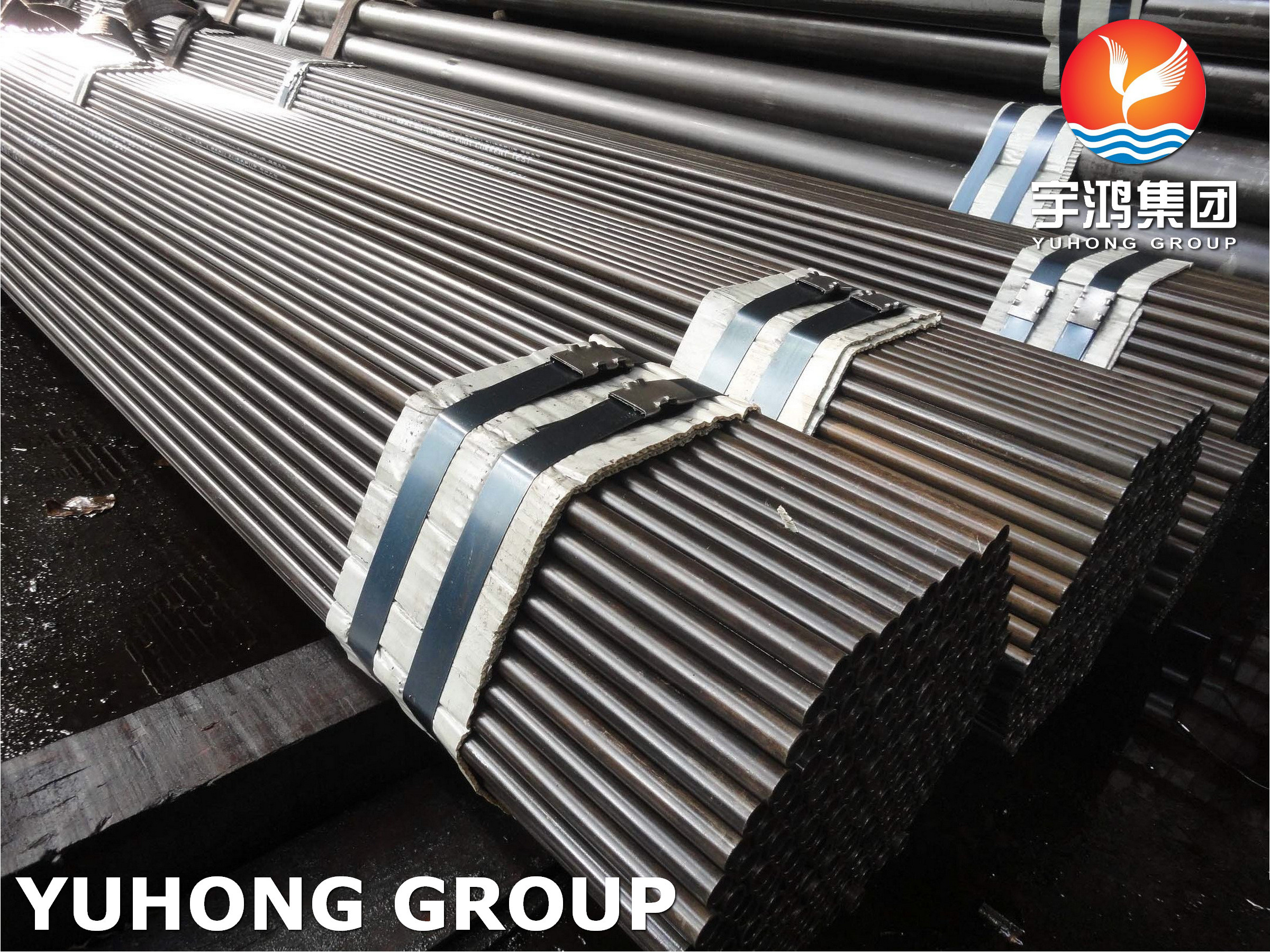 ASTM A213 Grade T5 Alloy Steel Seamless Tube Black Painted For Heat ...