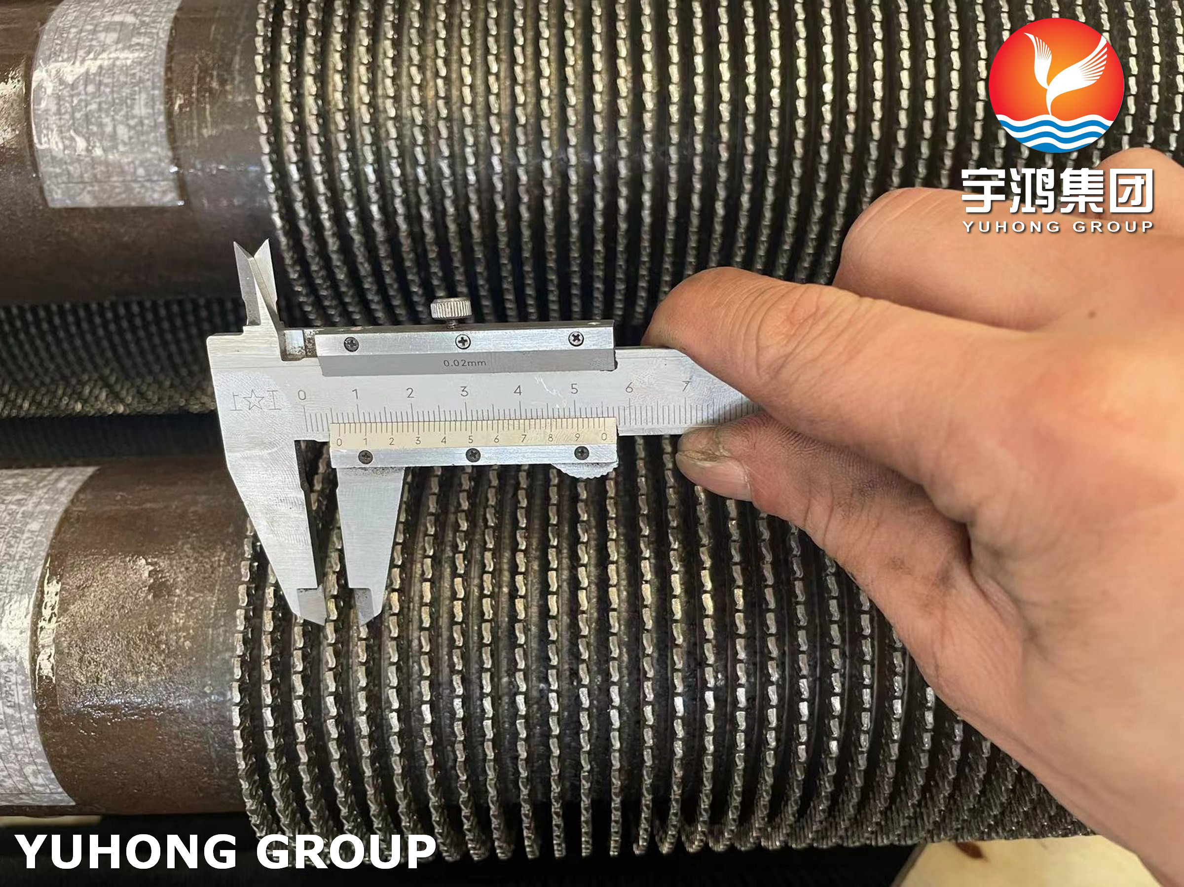 Serrated Finned Tube ASTM A335 Gr. P9 Alloy Steel HFW Heat Exchanger ...