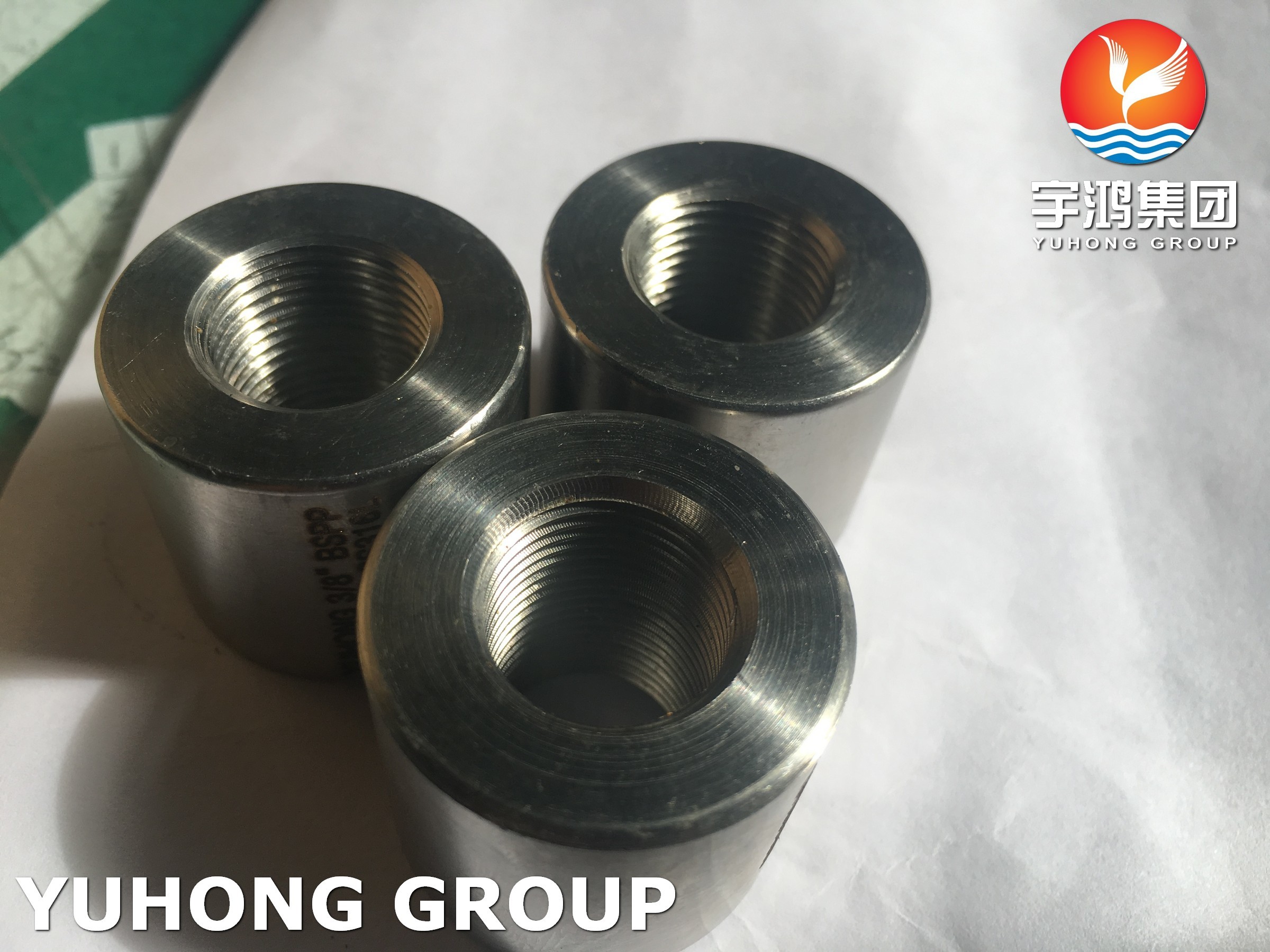 ASTM A182 F316L Stainless Steel Forged Pipe Fittings, BSPP Threaded ...