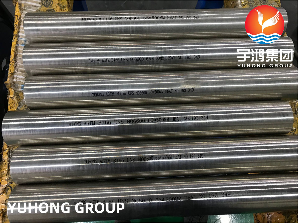 ASTM B166/ASME SB166 UNS N06600 Nickel Alloy Steel Round Bar