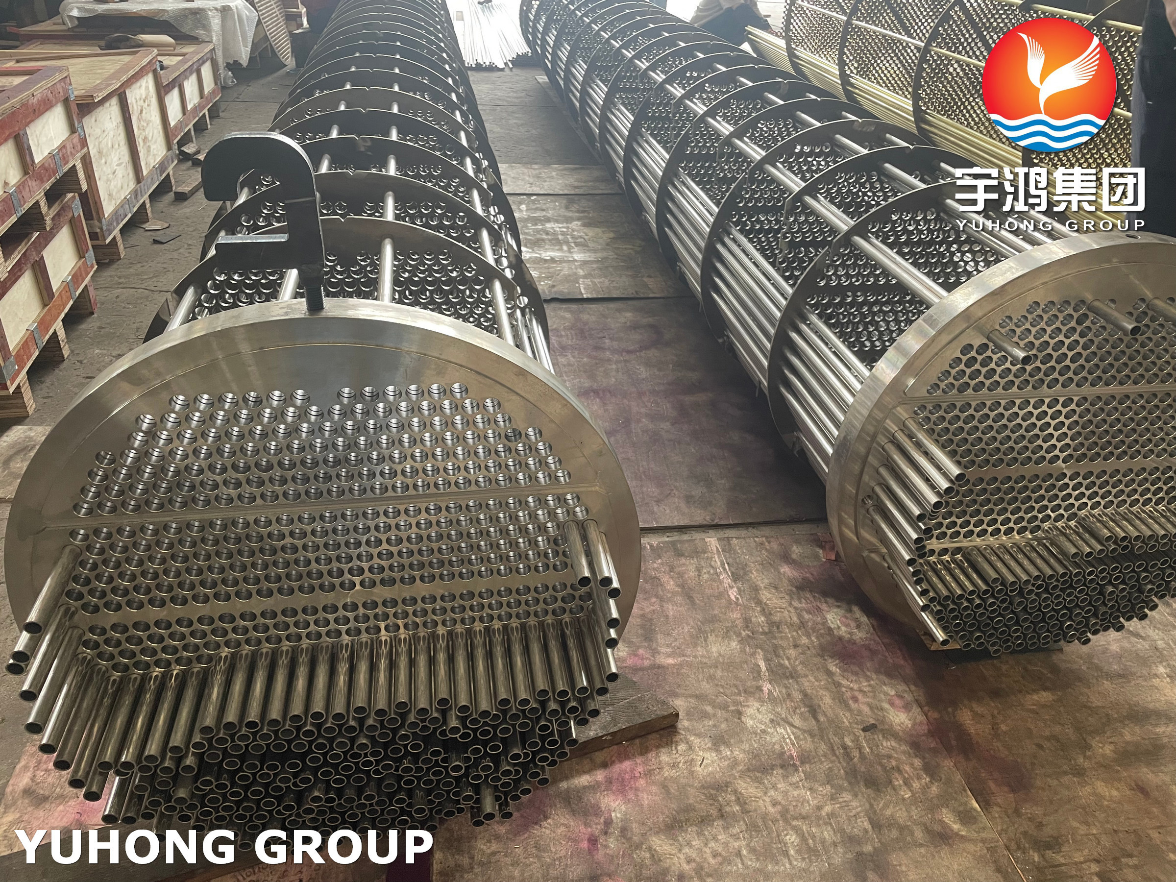 SS 316L Tube Bundles Tubular Heat exchanger great transfer corrosion ...