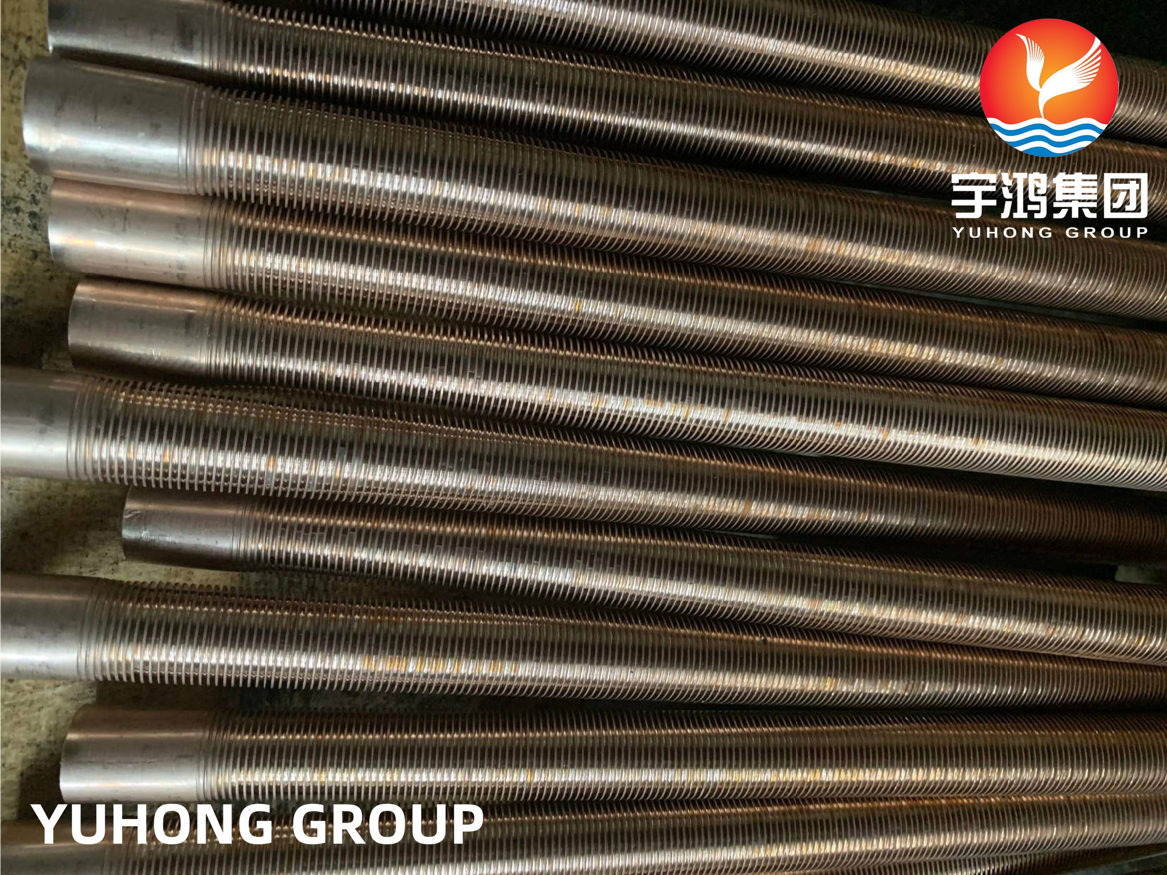 ASTM B111 C70600 90% Cu 10% Ni Low Finned Tube For Condenser
