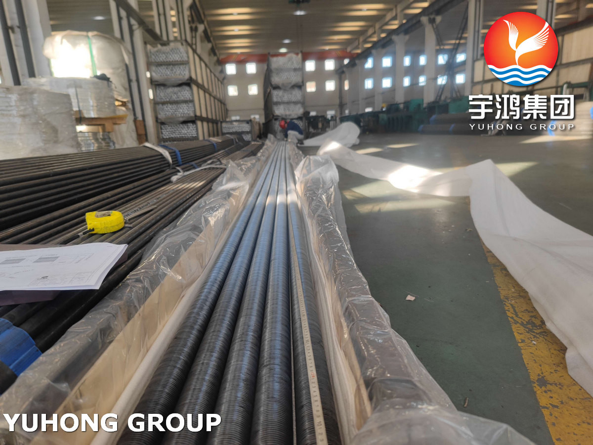 Carbon Steel Aluminum A1060 L Type Finned Tubes for Industrial Use ECT available