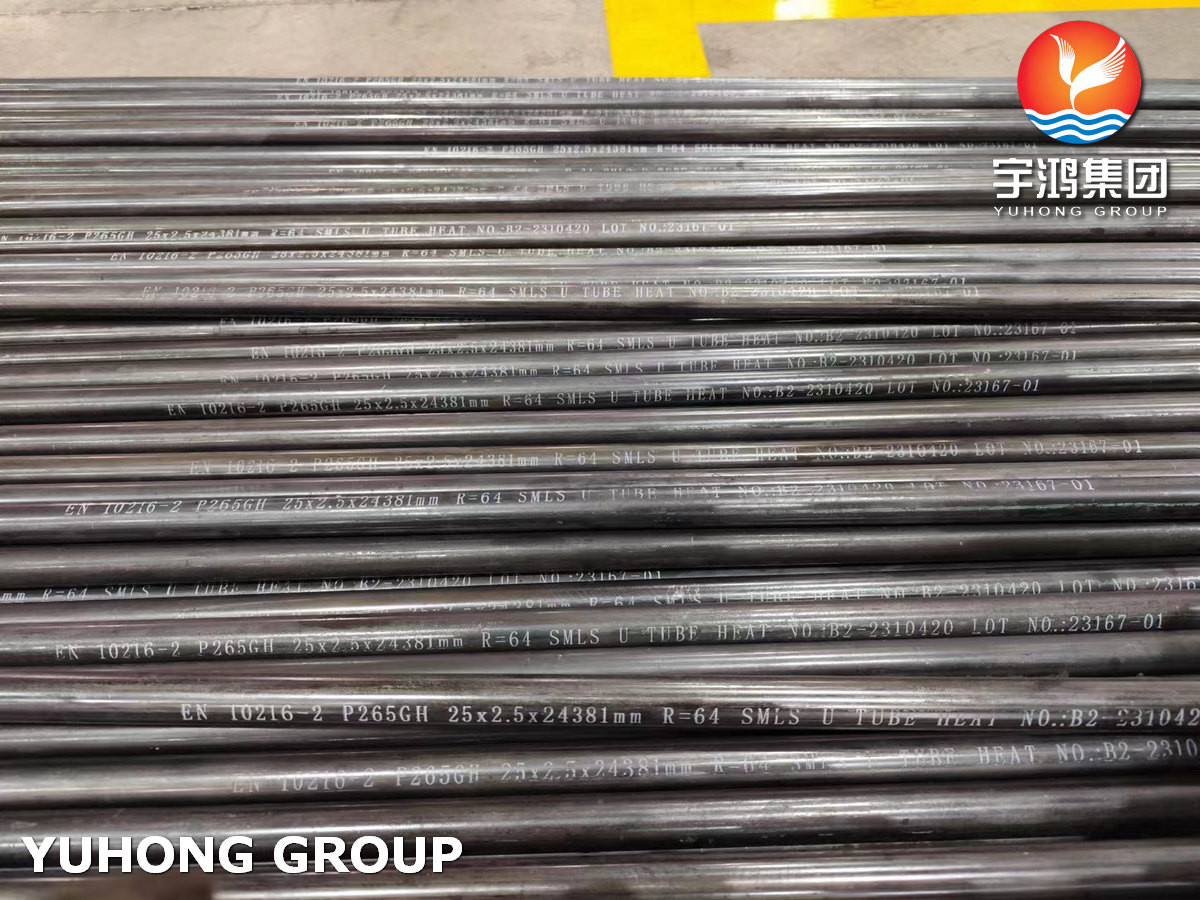 EN 10216-2 P265GH Carbon Alloy Steel Seamless U Bend Boiler Tube