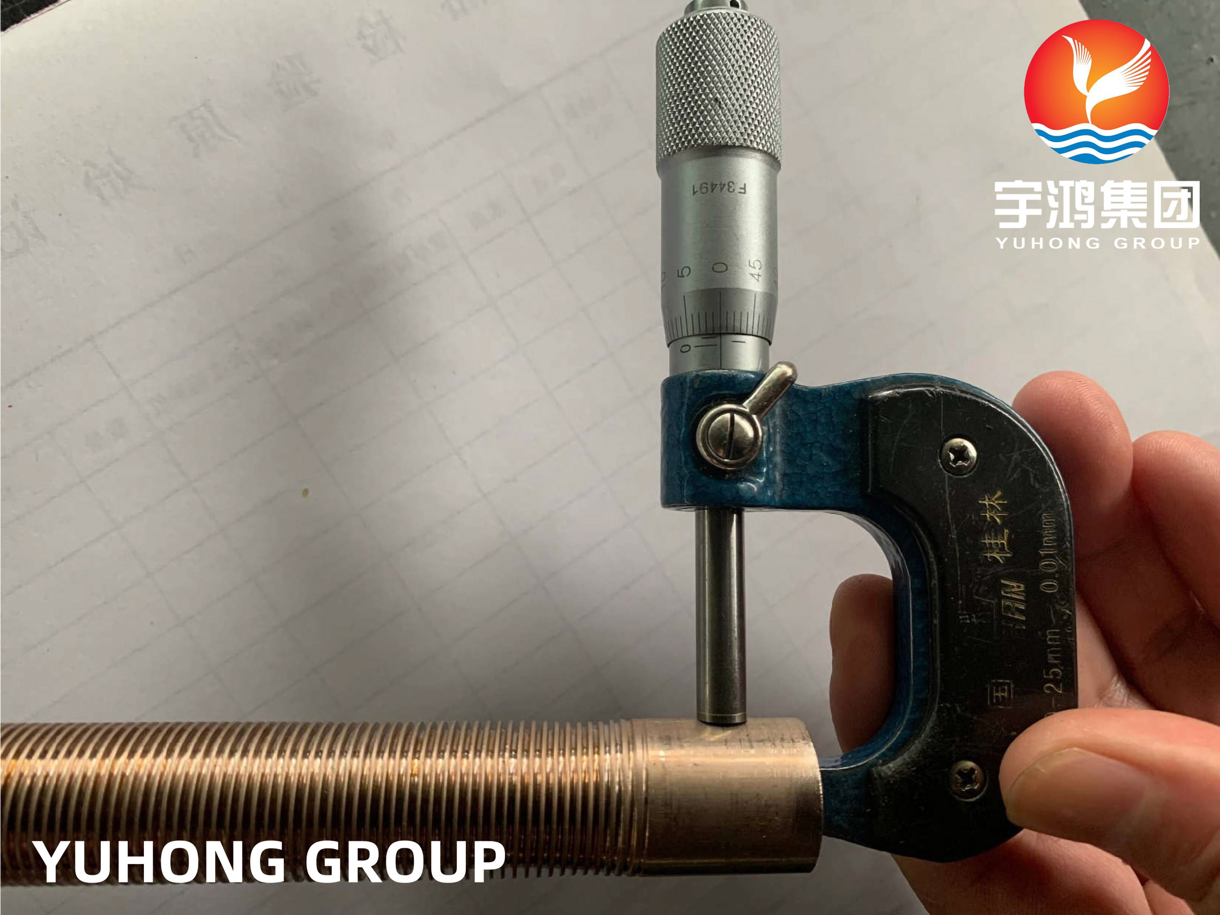 ASTM B111 C70600 Copper Nickel Low Finned Tube O61 For Oil Cooler