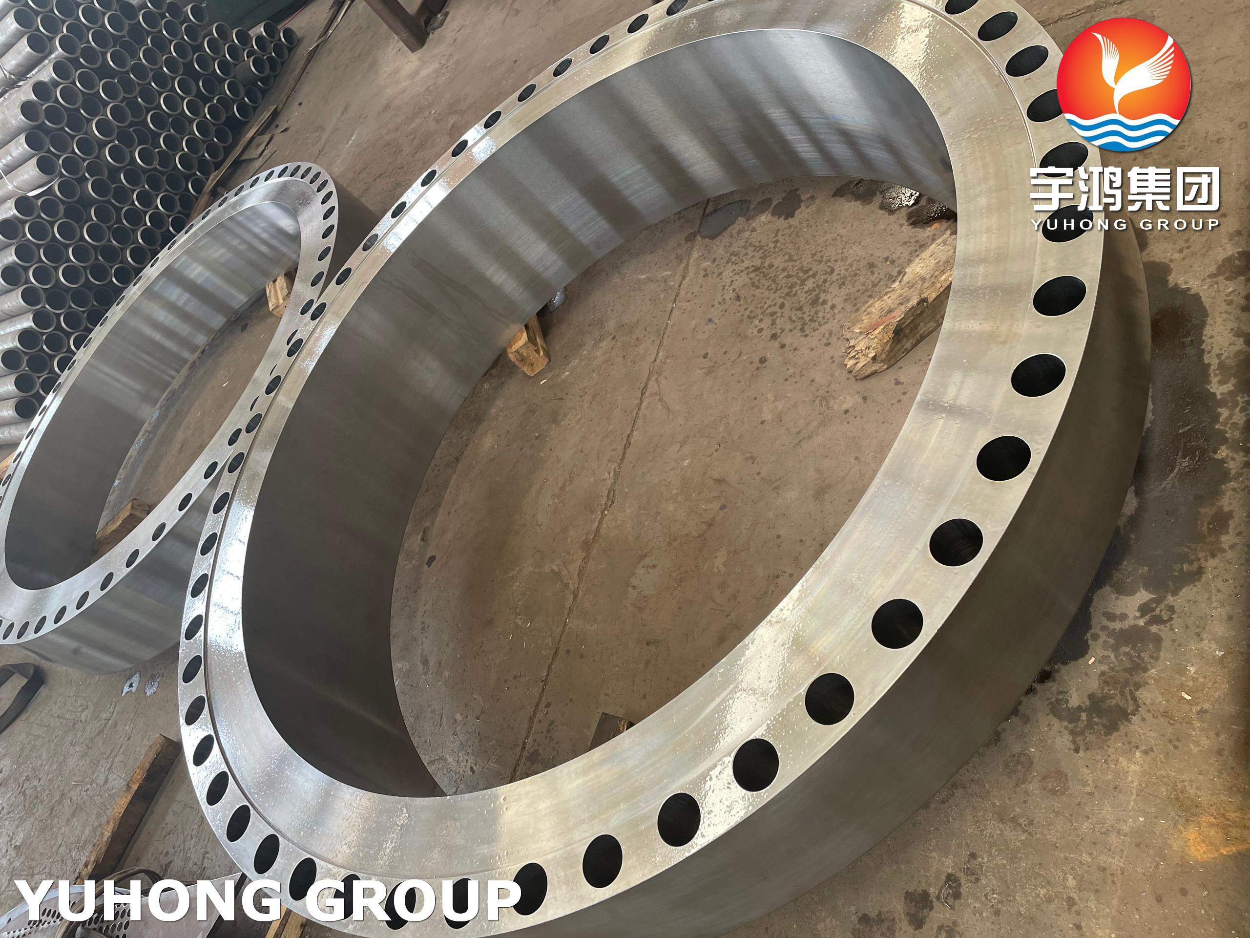 Forged Flange, ASME SA105 Carbon Steel Body Flange For Shell And Tube ...