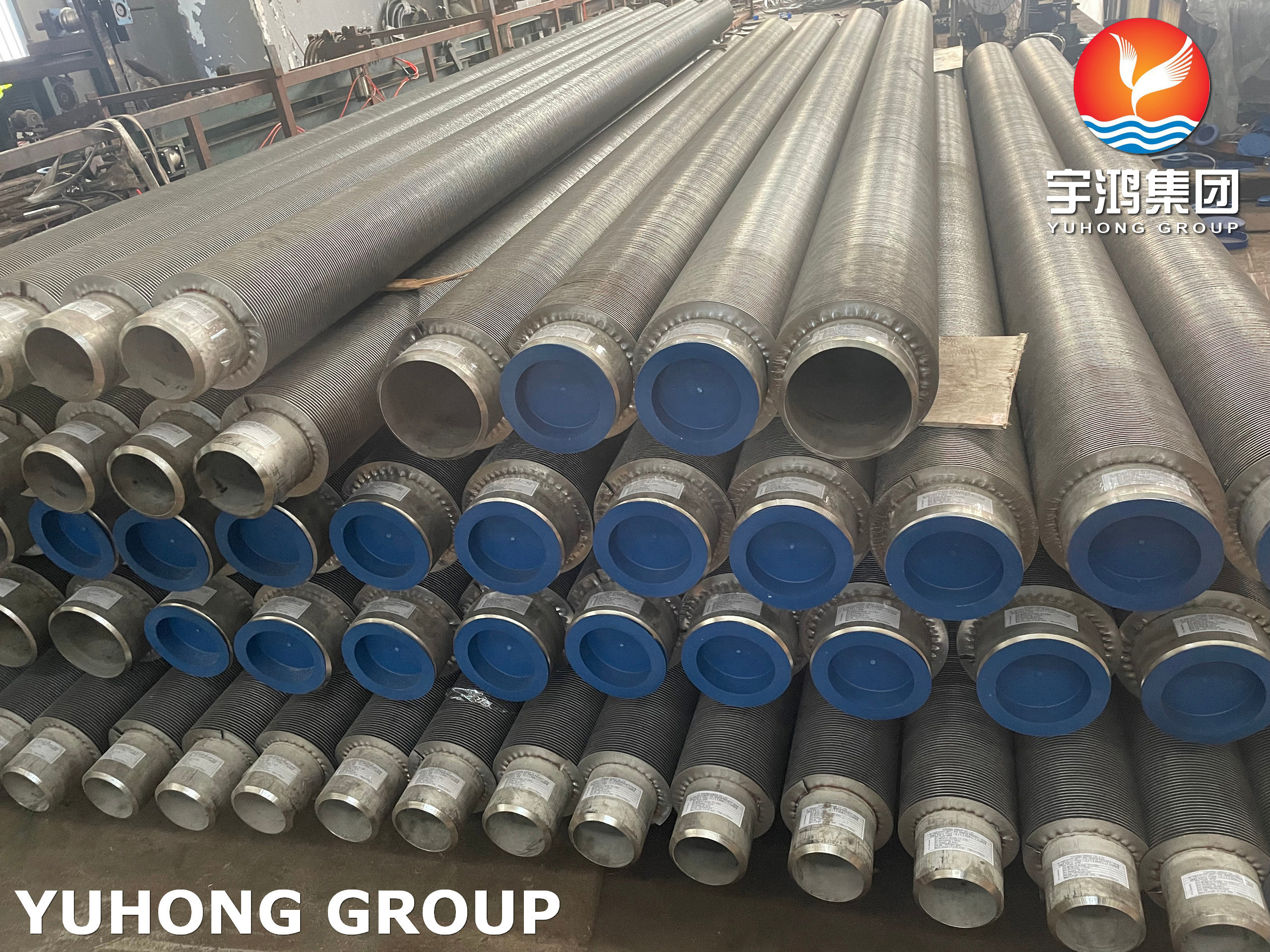 ASME SA213 TP304 Stainless Steel Seamless Tube 11-13 Cr Fin HF Welding Fin Tube for Cement Industry
