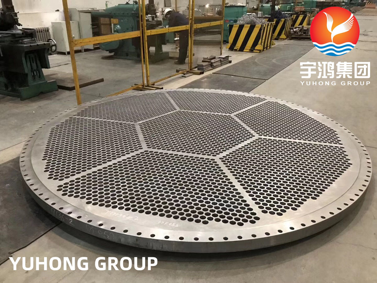 ASTM A182 F304 Stainless Steel Floating Tubesheet Heat Exchanger Parts ...