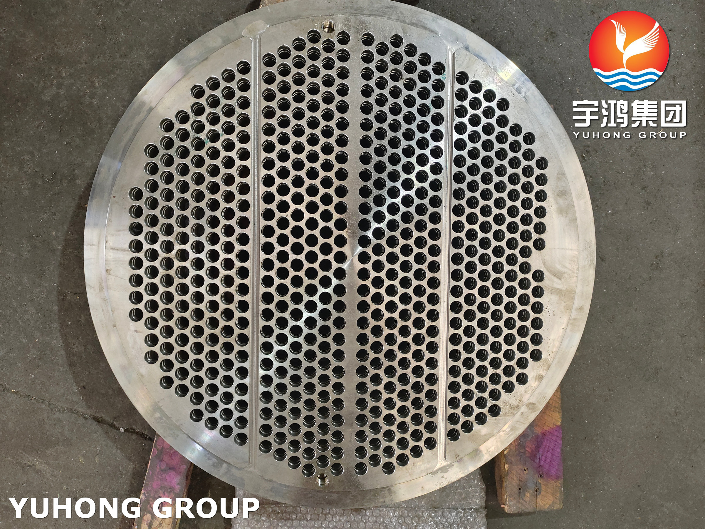 ASTM A182 F304 Stainless Steel Heat Exchanger Floating Tubesheet For ...