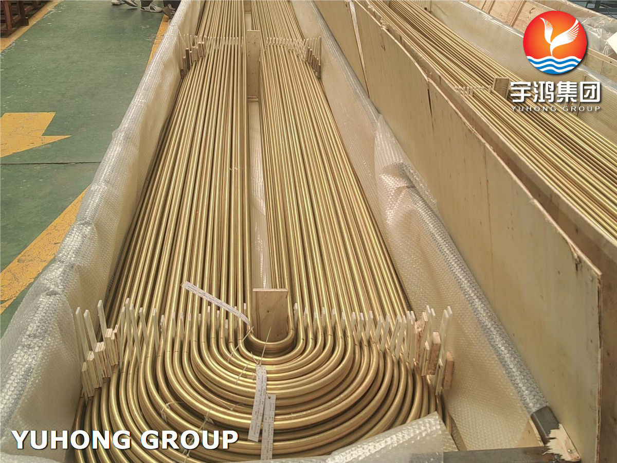 Seamless Copper Tube ASTM B111 C68700 O61 Aluminum Bronze B U Bend Tube