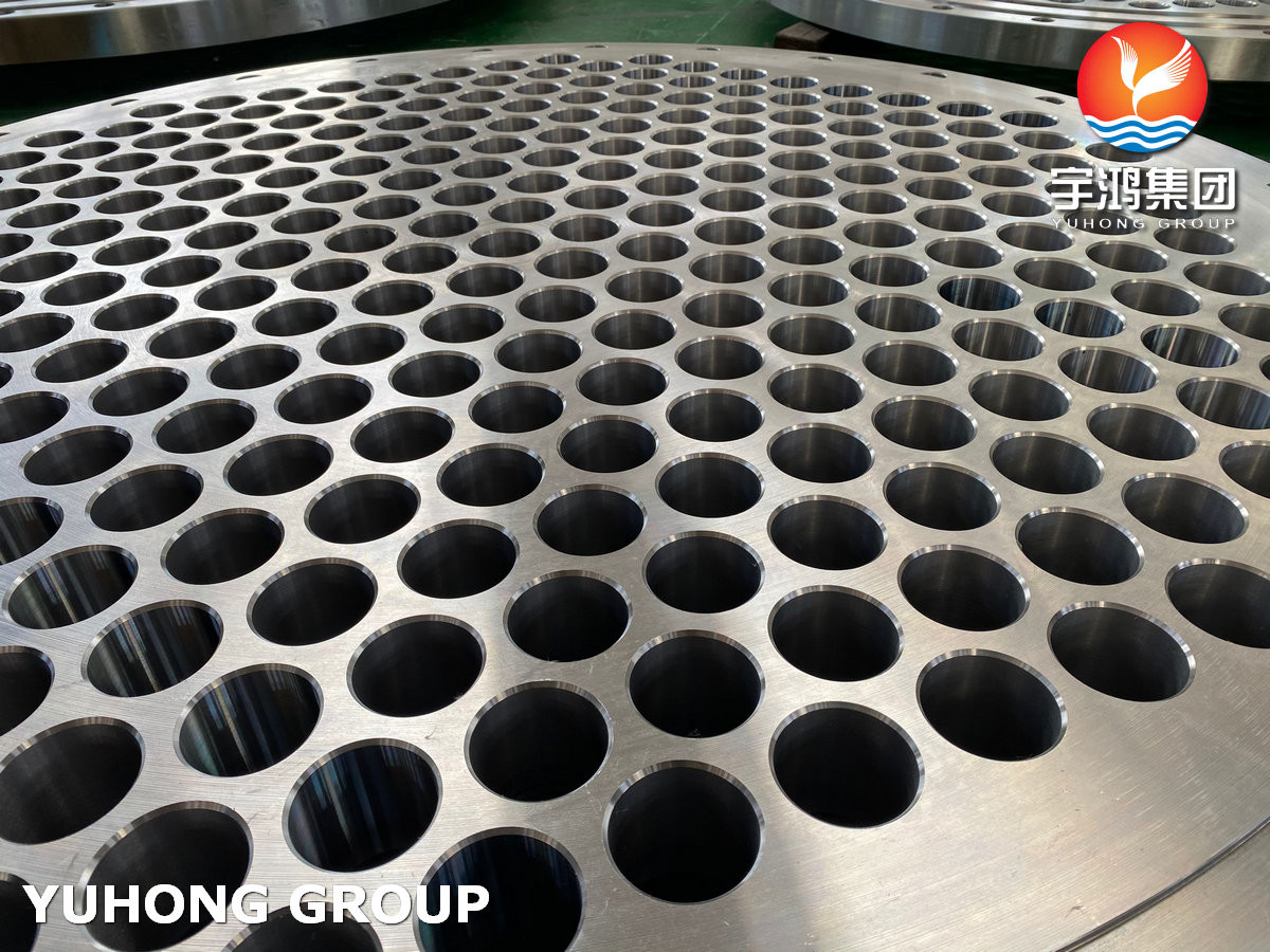 1.4541 Tube Plate EN10028-7 Forged Tubesheet For Heat Exchanger