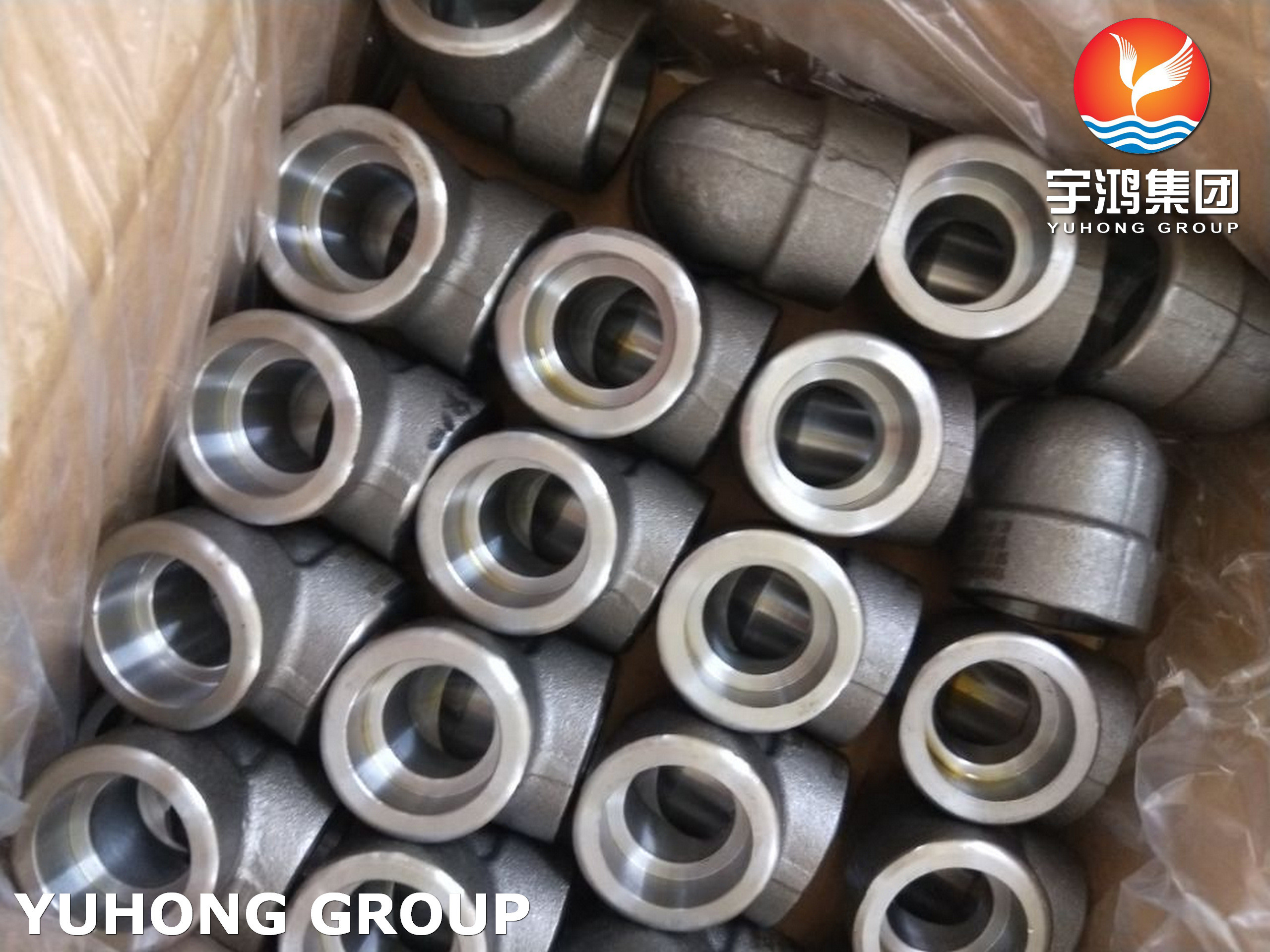 ASTM A105 Carbon Steel Fittings Socket Weld 90Deg LR Elbows 3000LBS ...