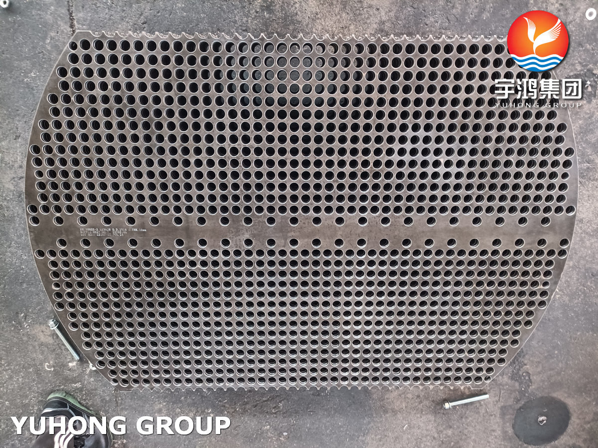 EN 10025-2 S235JR Carbon Steel Baffles Customized Heat Exchanger Baffle ...
