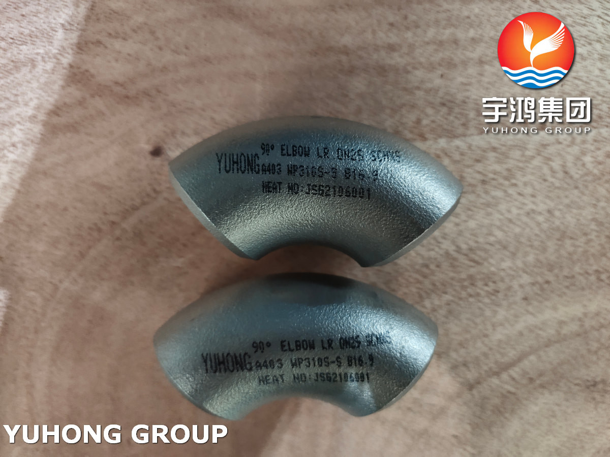 ASTM A403 WP310S-S Stainless Steel 90 Degree Long Radius Elbow