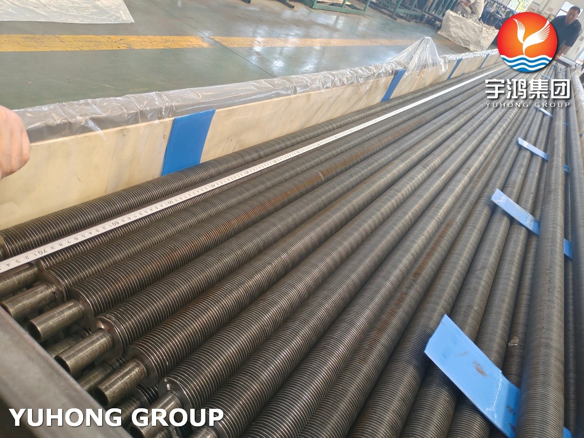 L Type Finned Pipe A179 Aluminium 1060 1100 For Cooling Tower