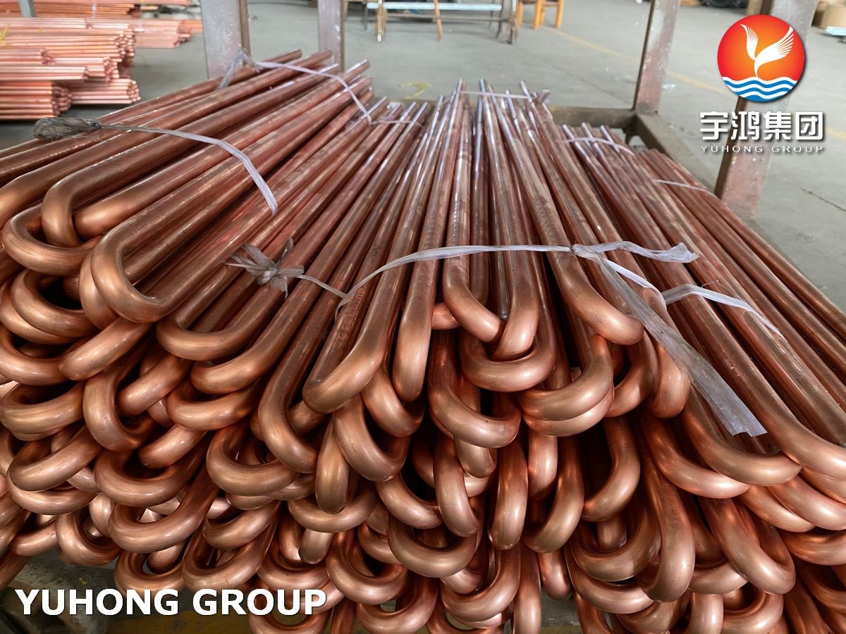 Corrosion Resistant Copper Alloy U Bend Tube For Compressed Air Coolers
