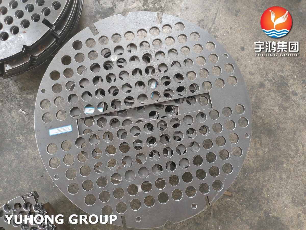 ASME SA516 Gr.70 Steel Baffle Plate Boiler And Pressure Vessel Support ...