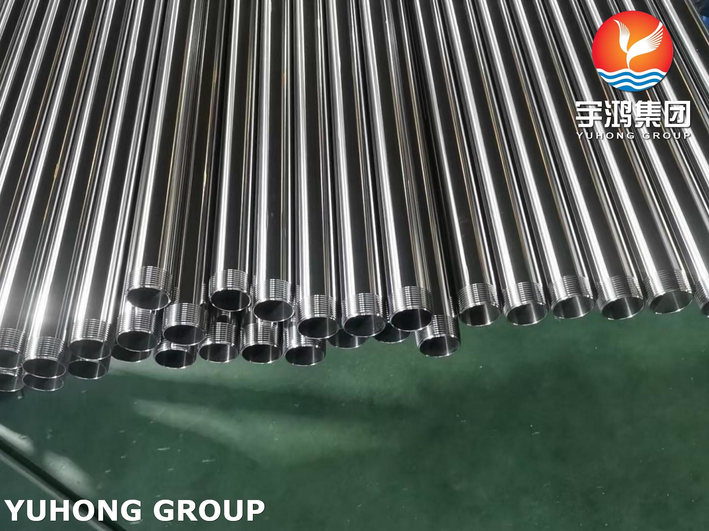 ASTM A270 Sanitary Tube TP304 Stainless Steel Seamless Tube with NPT ...