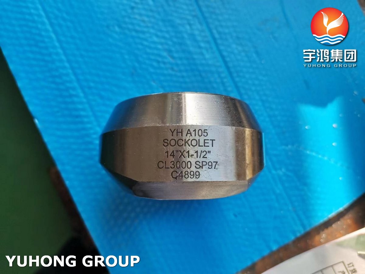ASTM A105 Carbon Steel Fitting MSS-SP- 97 Sockolet For Oil And Gas
