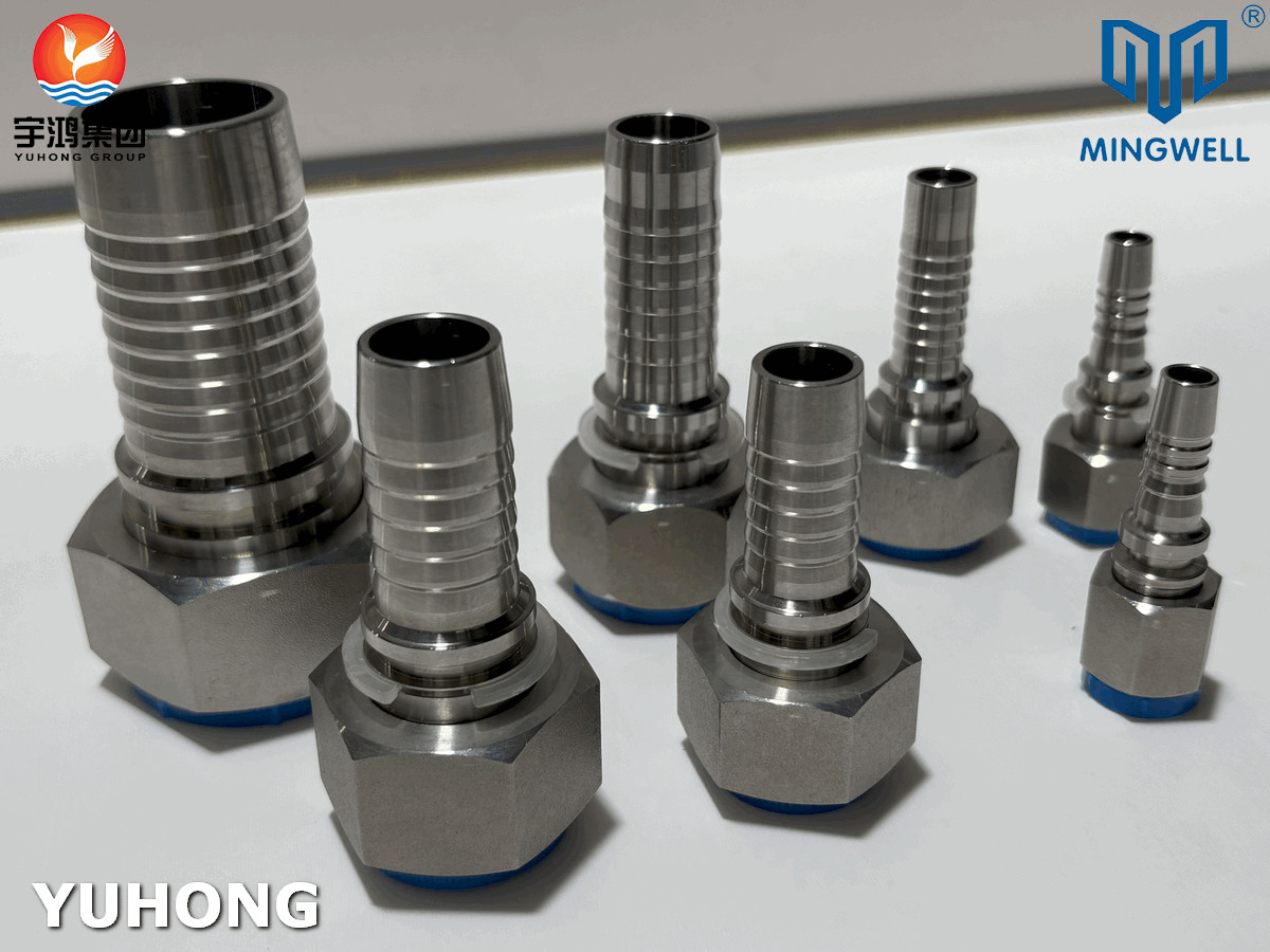 316L Hydraulic Stainless Steel Straight House Fitting