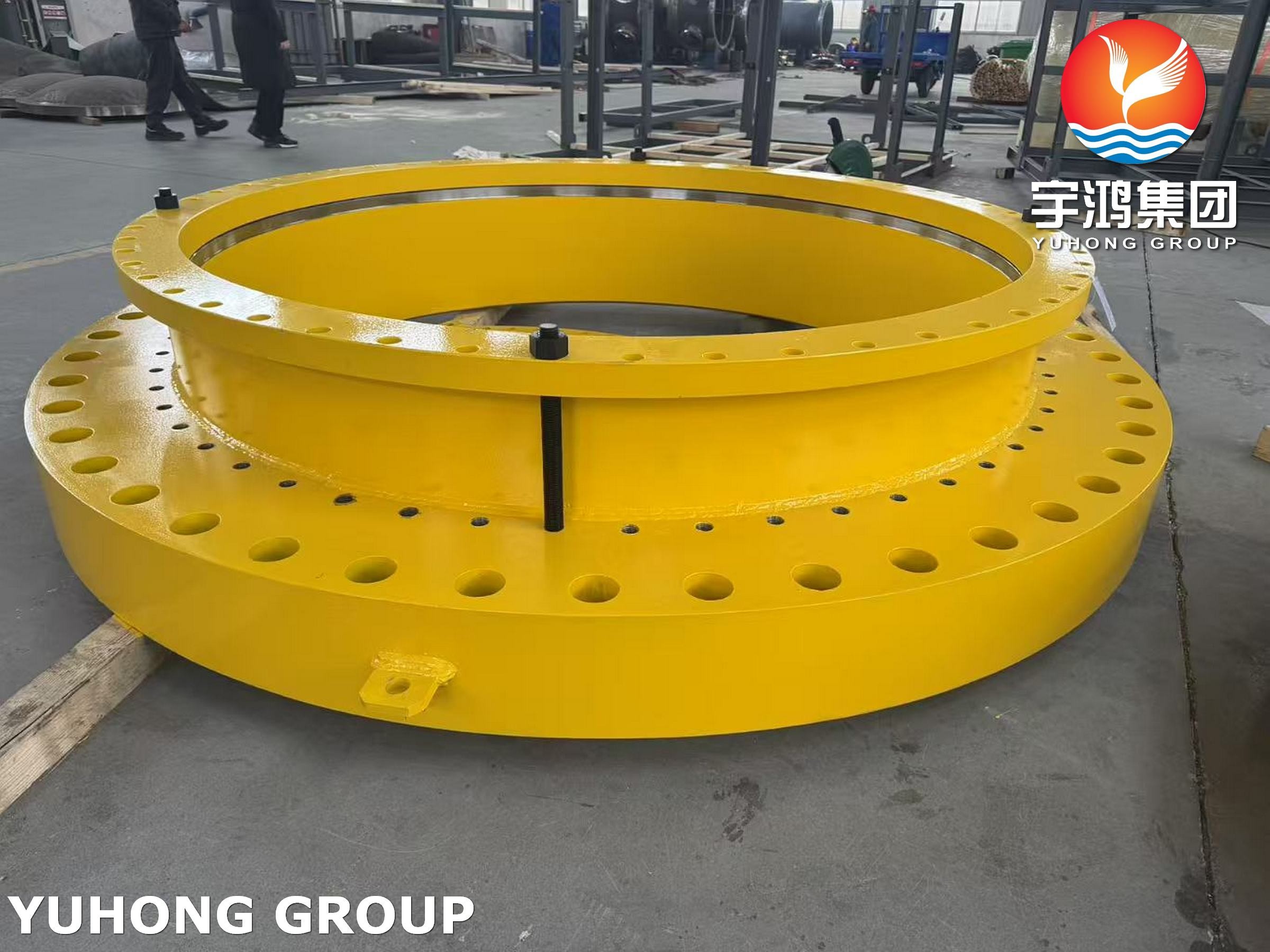 TEST RING FOR HEAT EXCHANGER PARTS SA-266M Gr.2 TEST FLANGE, SHELL SA ...