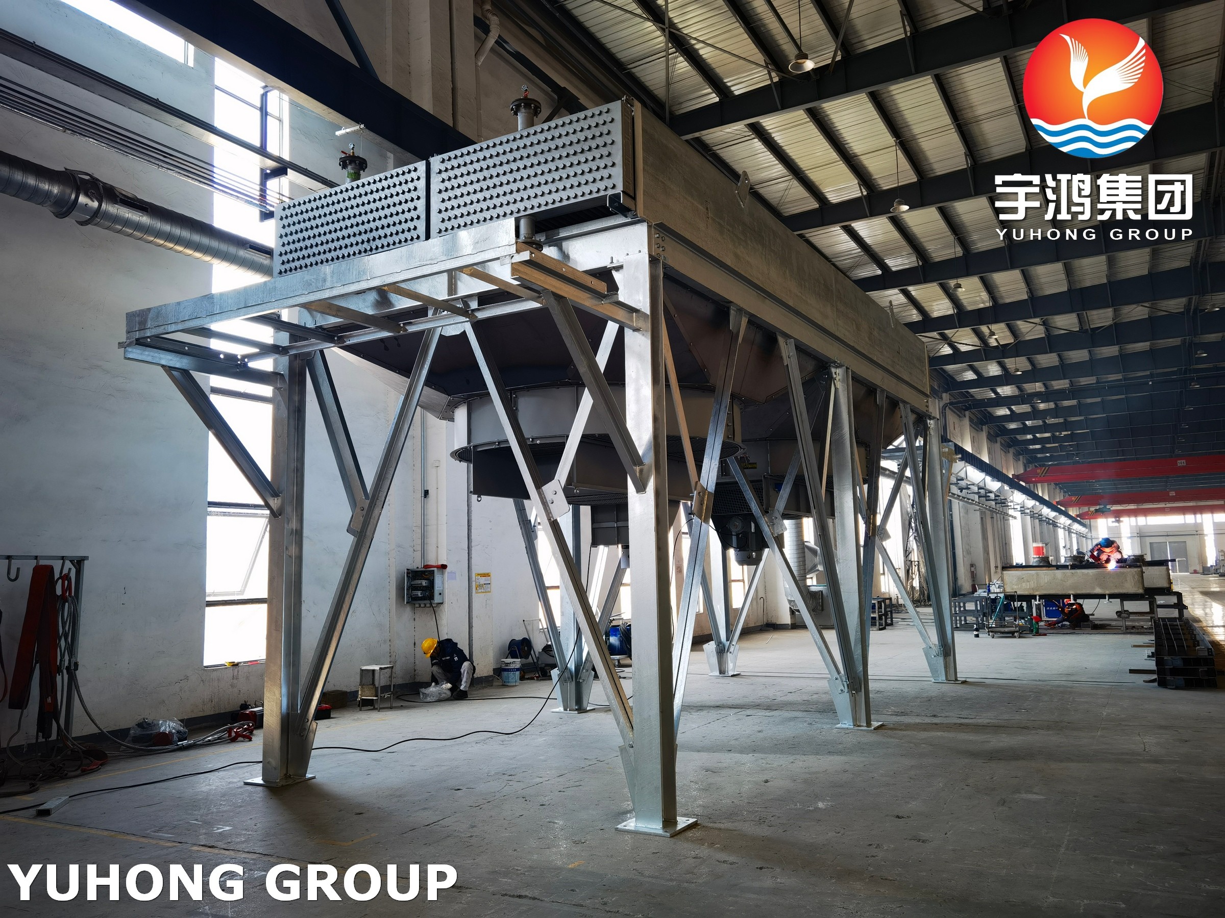 Forced Draft Horizontal Air Cooler Air Cooled Heat Exchanger API 661 ...