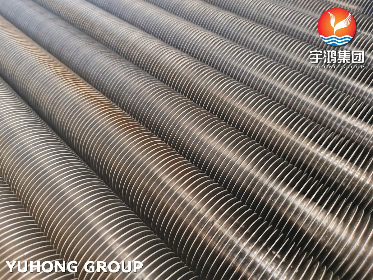 ASTM A179 ALuminium Carbon Steel Embeded Fin Tube For Heat Exchanger ...