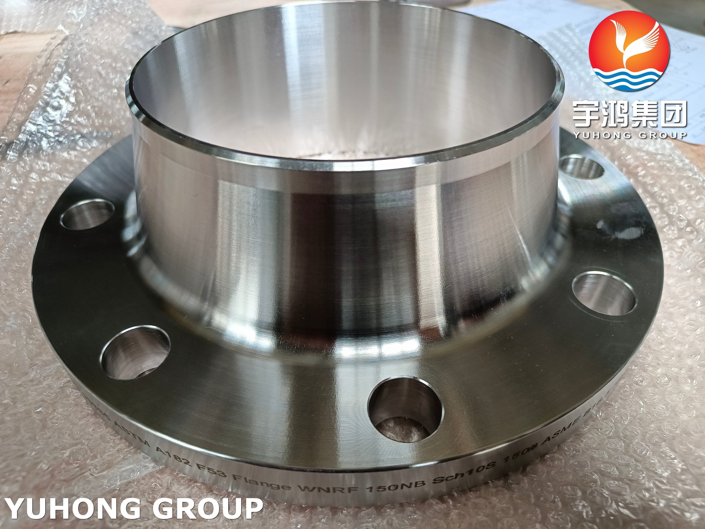 ASTM A182 F53 WNRF Flange Class 150 To 2500 High Pressure Pipe Connection