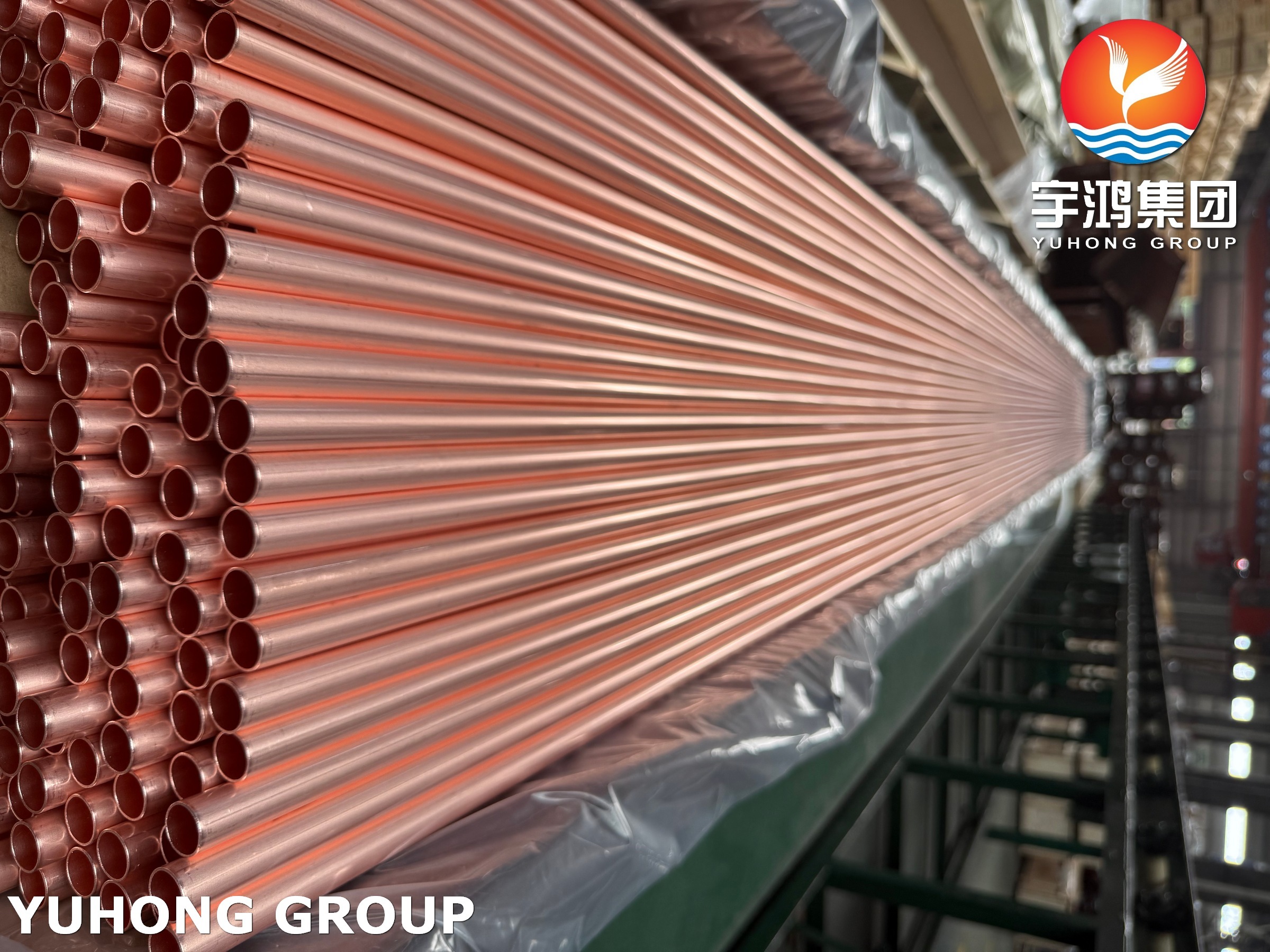 ASTM B111 C12200 Copper Tube for Condenser Heat Exchanger