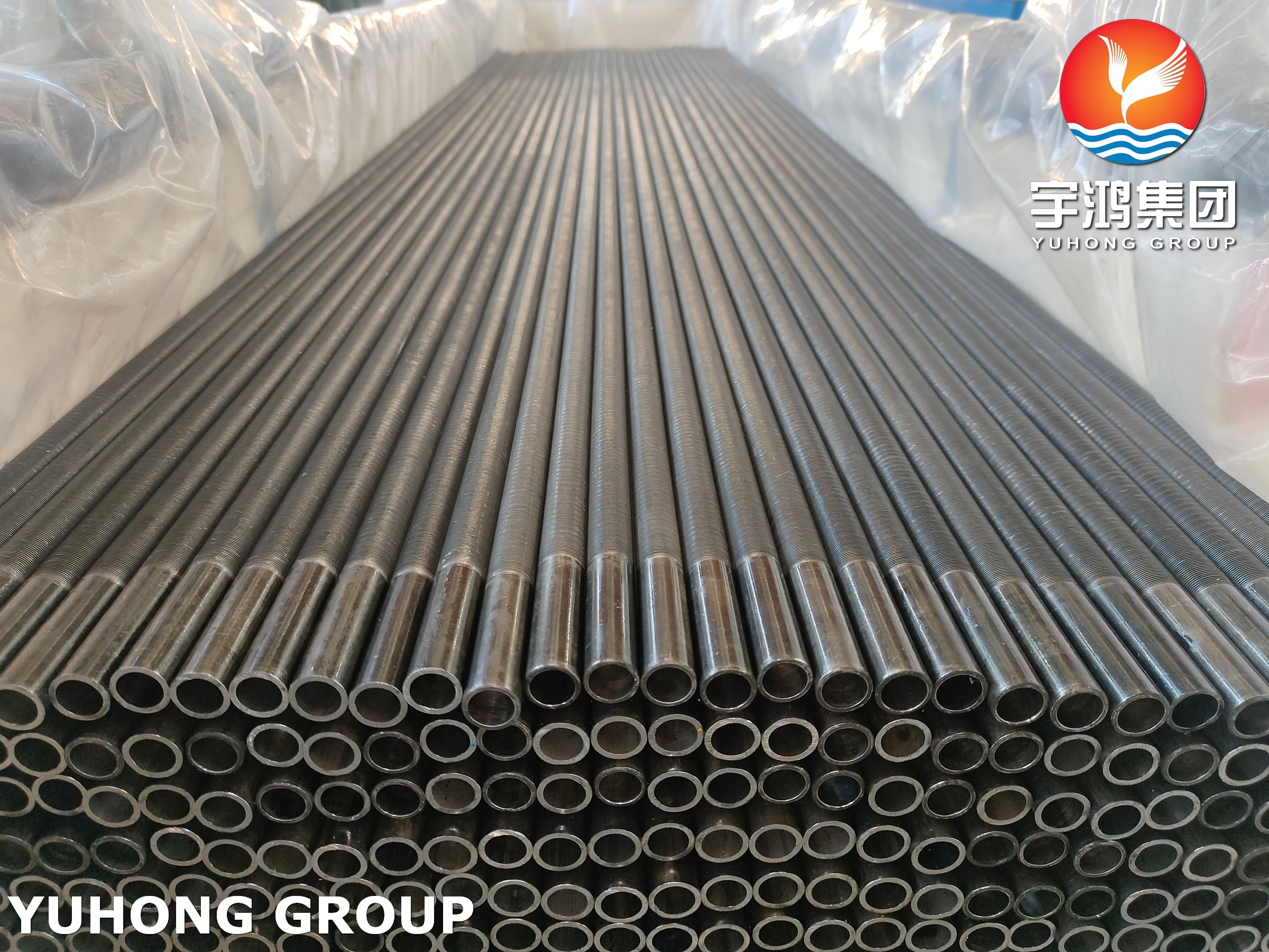 Carbon Steel Tube A333 GR.1 Low Fin Tube For Evaporators and Chillers