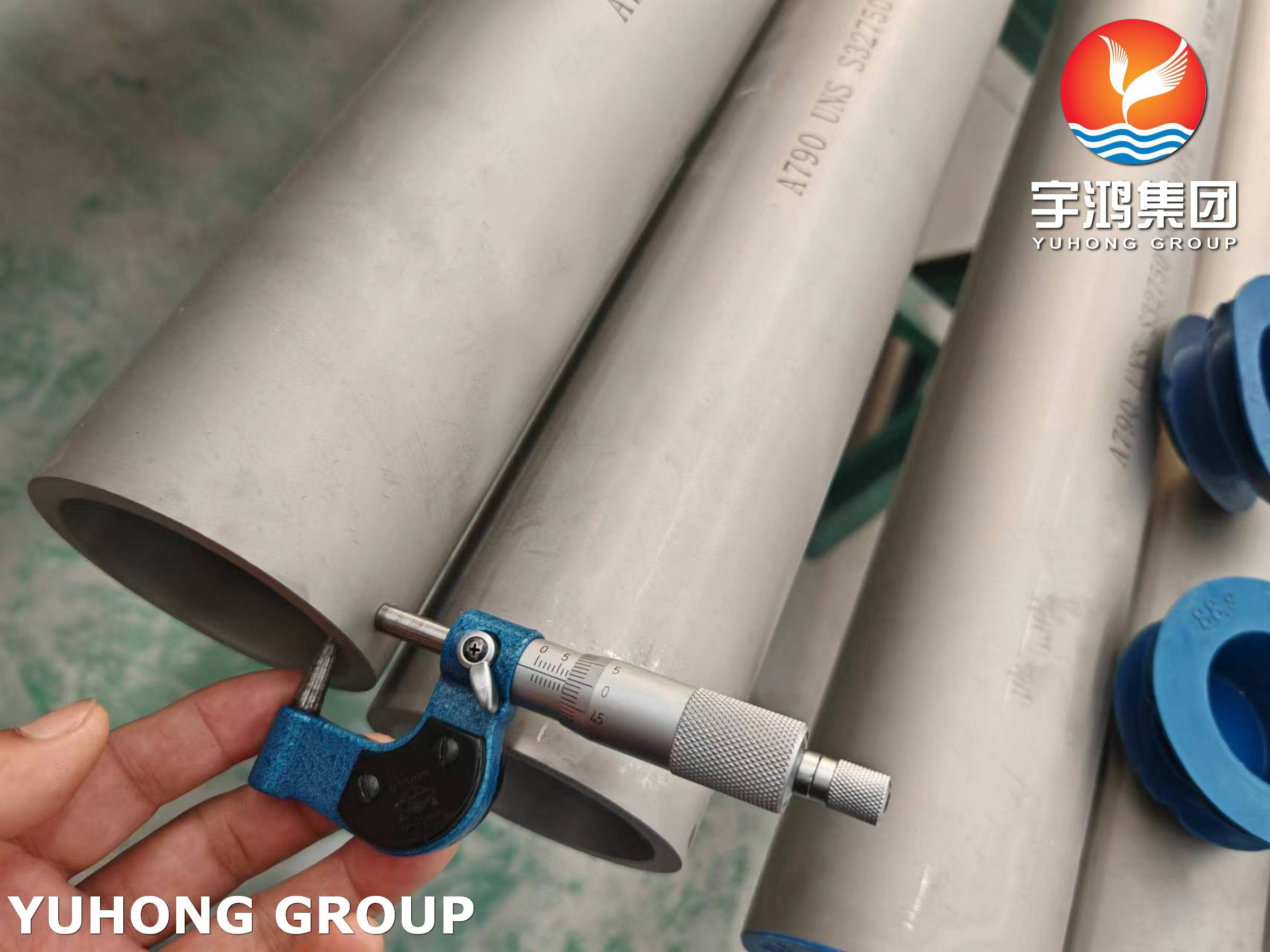 ASTM A790 UNS S32750 Super Duplex Steel Pipe For Oil And Gas Applications